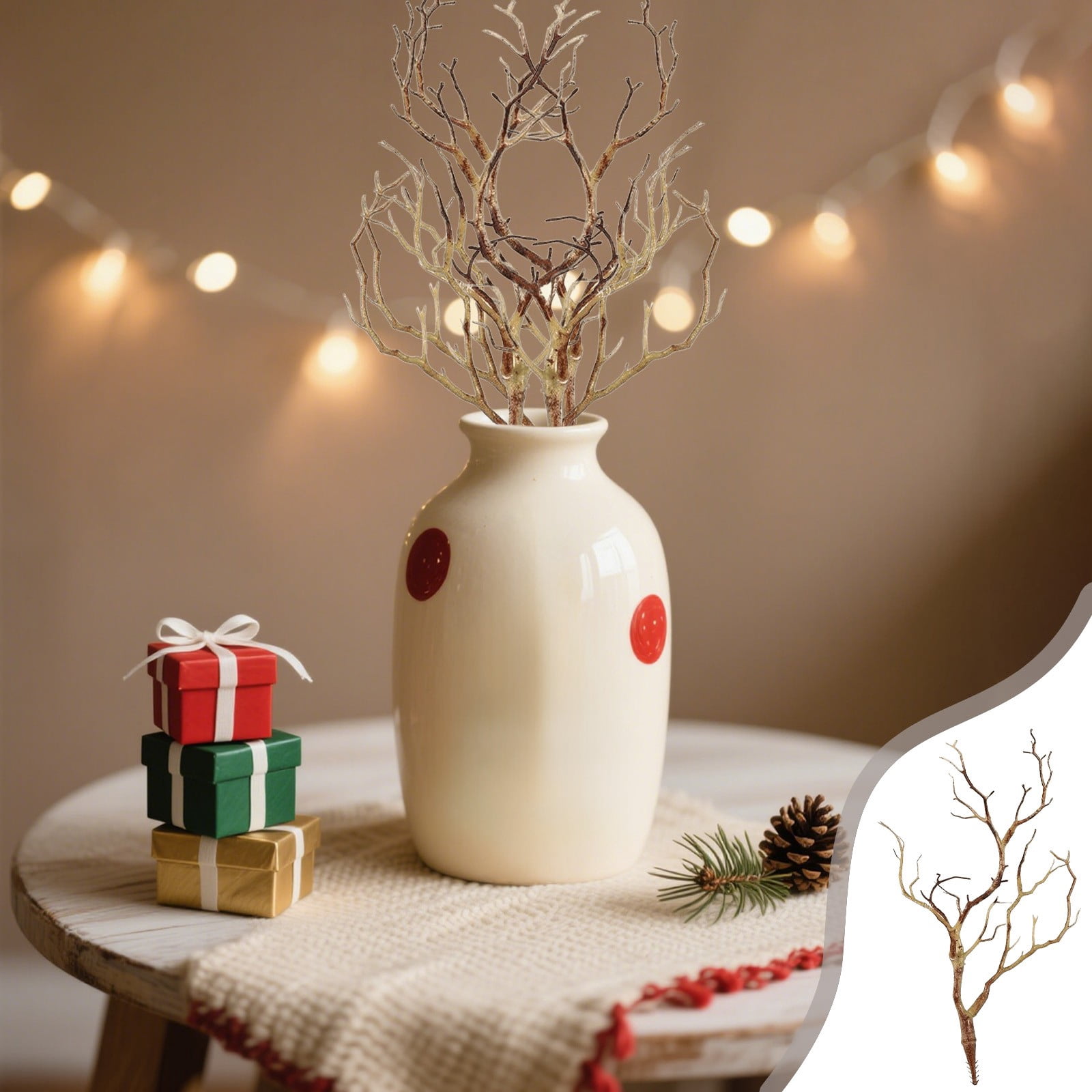 Halloween Plant Simulation Branch, Plastic Antler Headdress, DIY ...