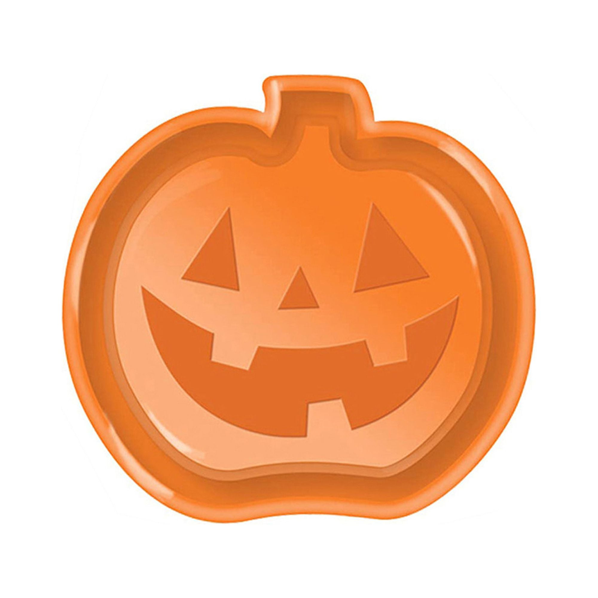 Halloween Plastic Candy Plates Dish Pumpkin Ghost Bat Party Serving ...