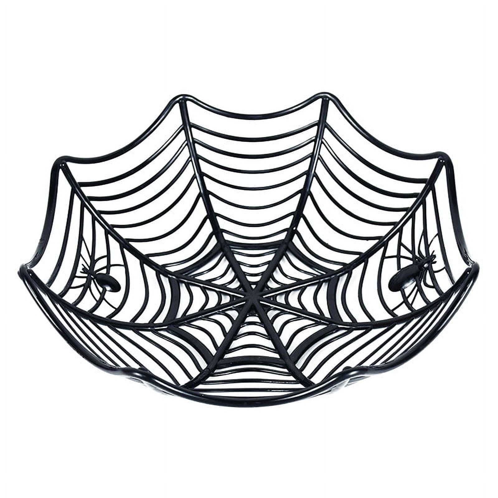 Halloween Plastic Spider Web Candy Bowl Suitable For Fruit And ...