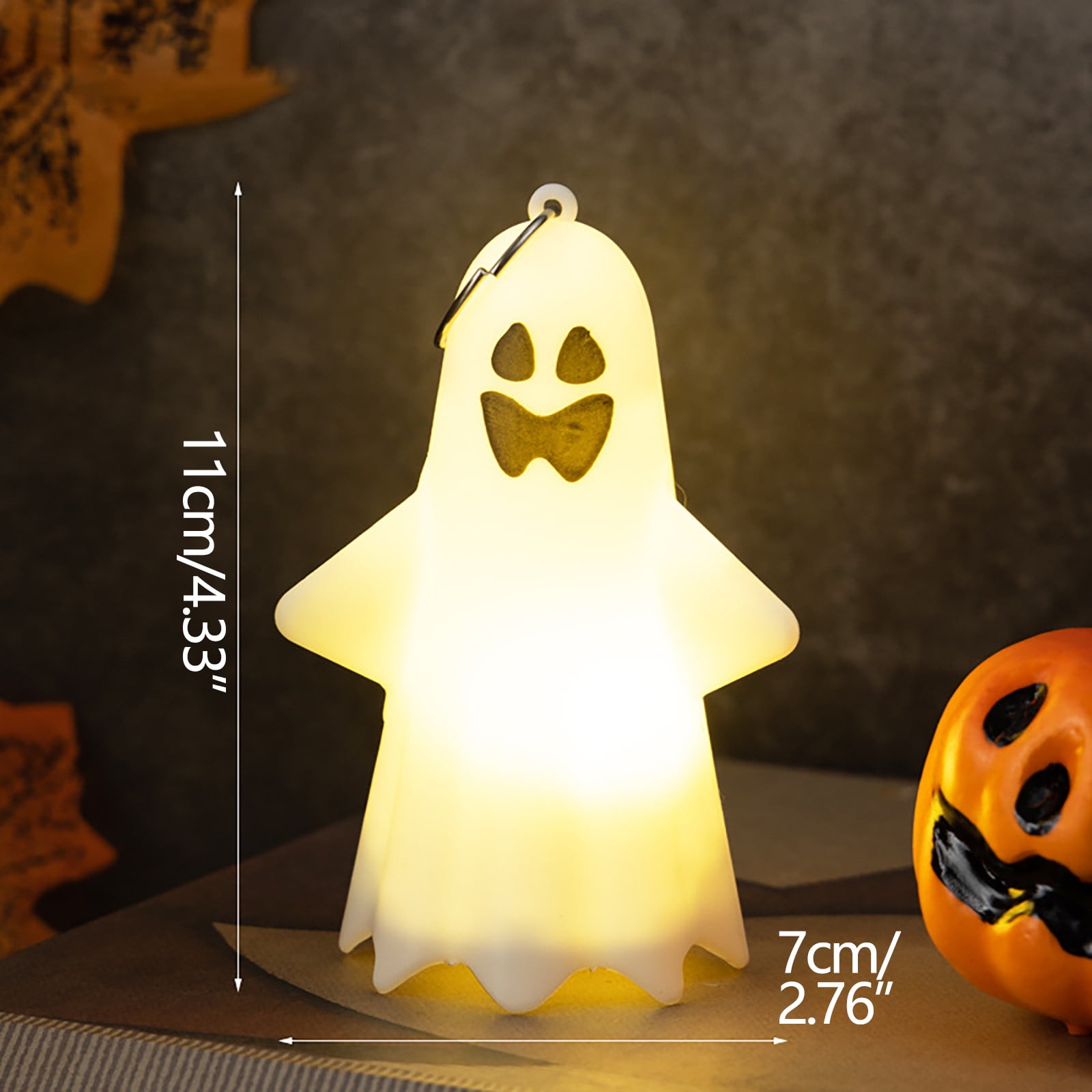 Halloween Plastic Witch Modeling Light Night Wall LED Lamp Lantern ...