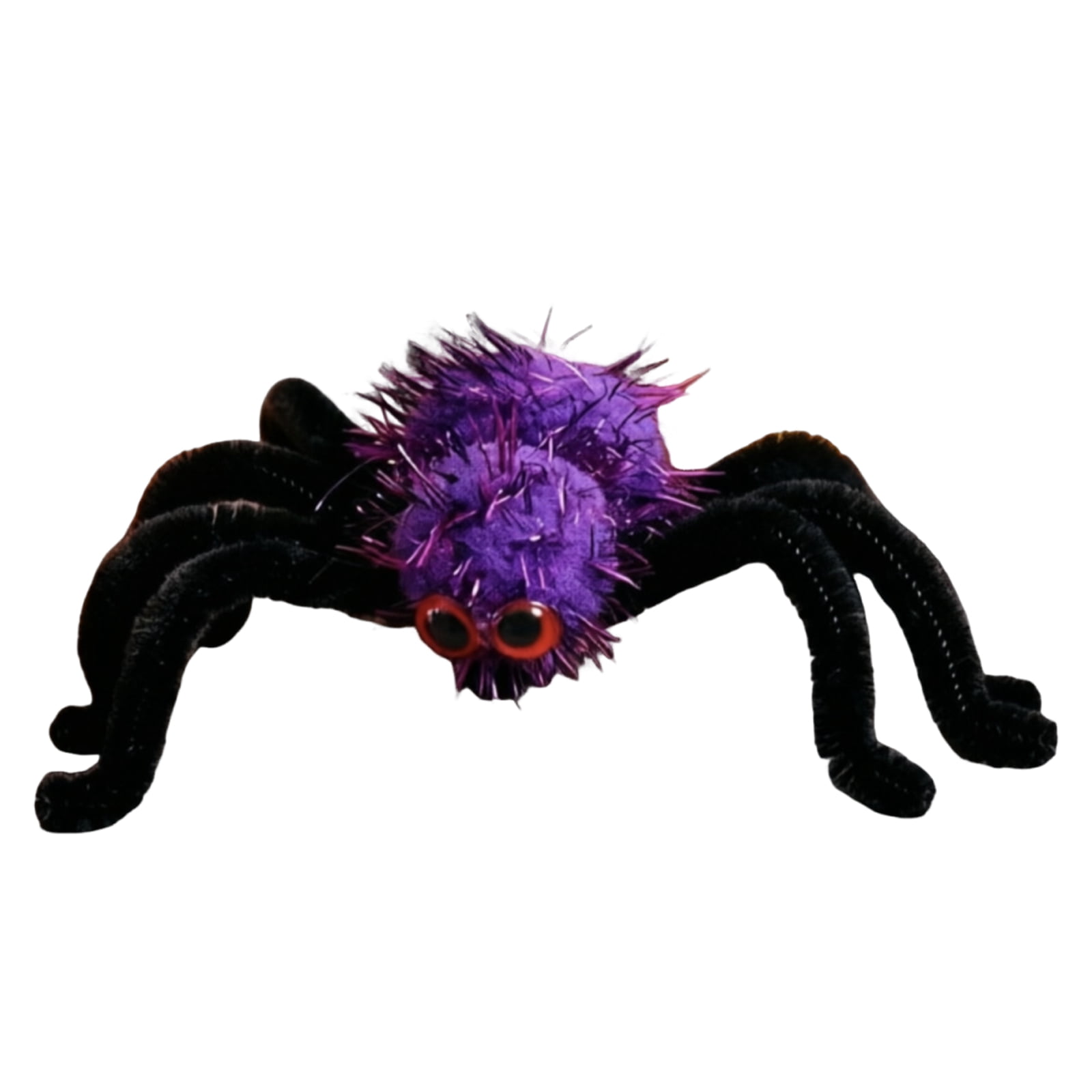 Halloween Plush Spider Ornament, Purple | Funny Stuffed Spider with ...