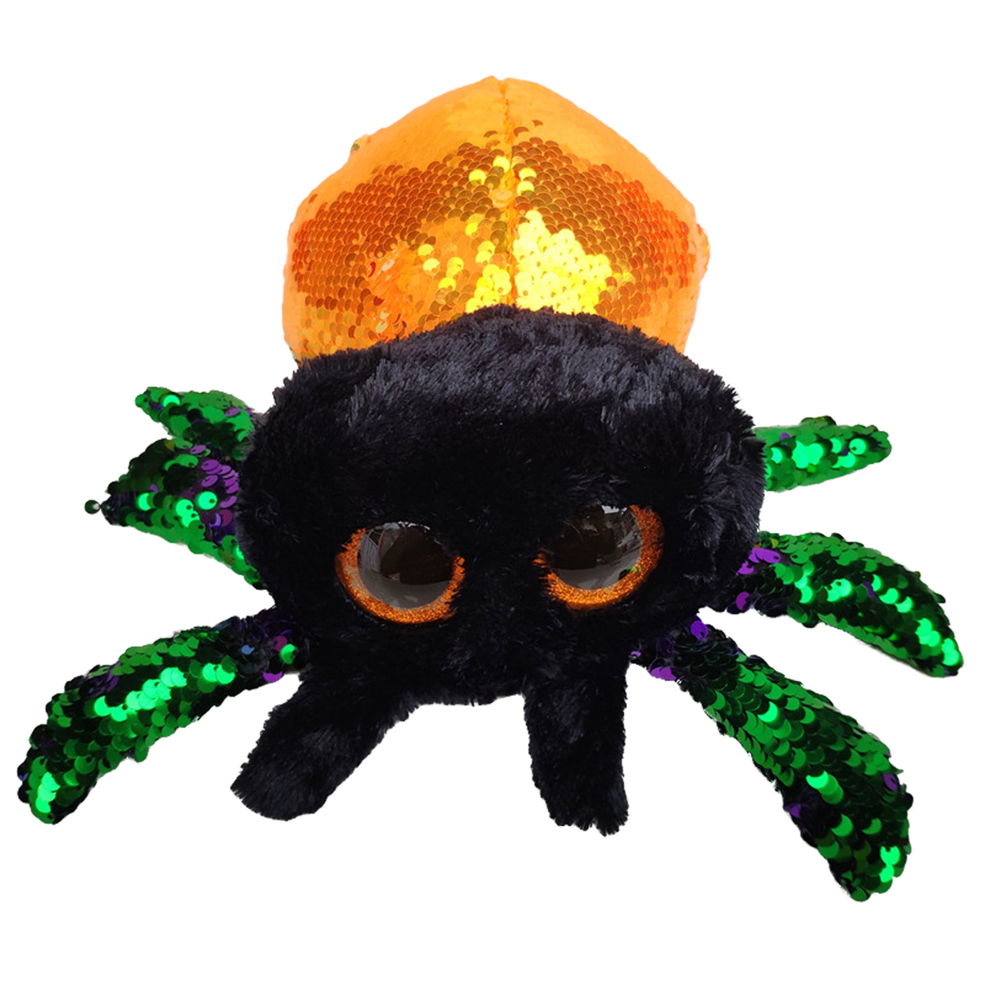 Halloween Plush Toy Halloween Sequins Spider Ghost Cartoon Doll ...