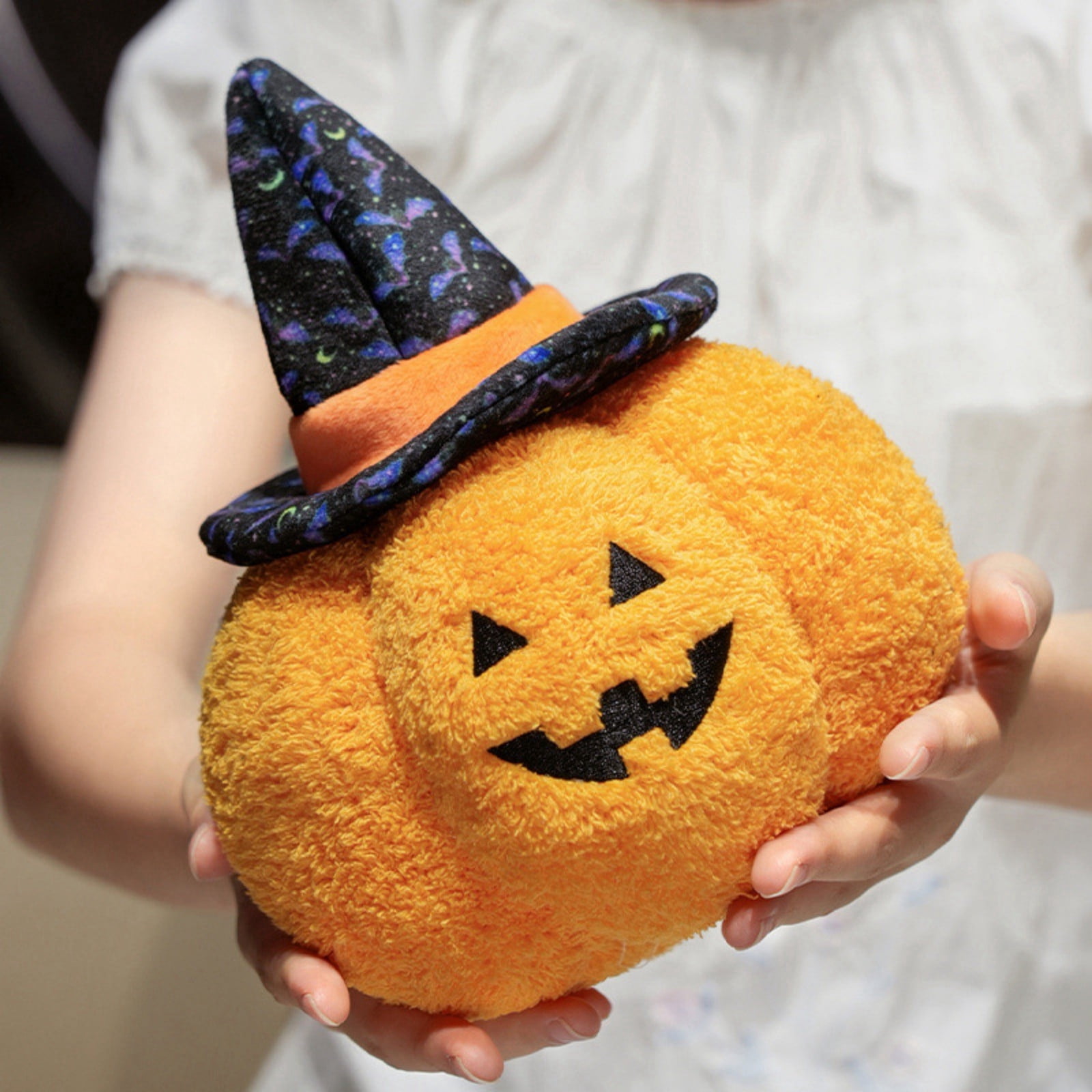 ‌Halloween Plush Toy - Spooky Ghost,Devil,Bat & Pumpkin - Soft Cuddly ...