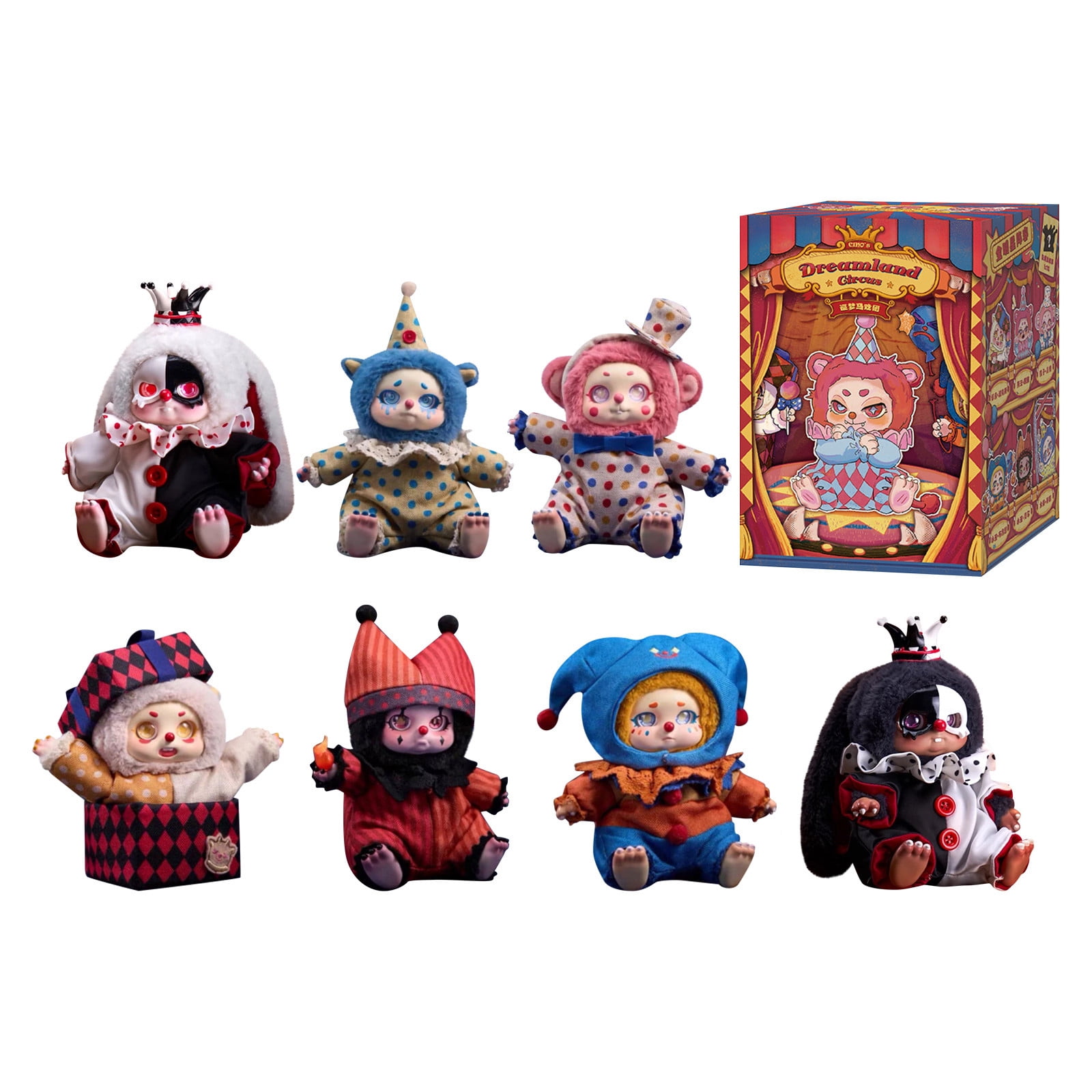 Halloween Plush Toys Blind Box, Mystery Cute Collectible Dolls ...