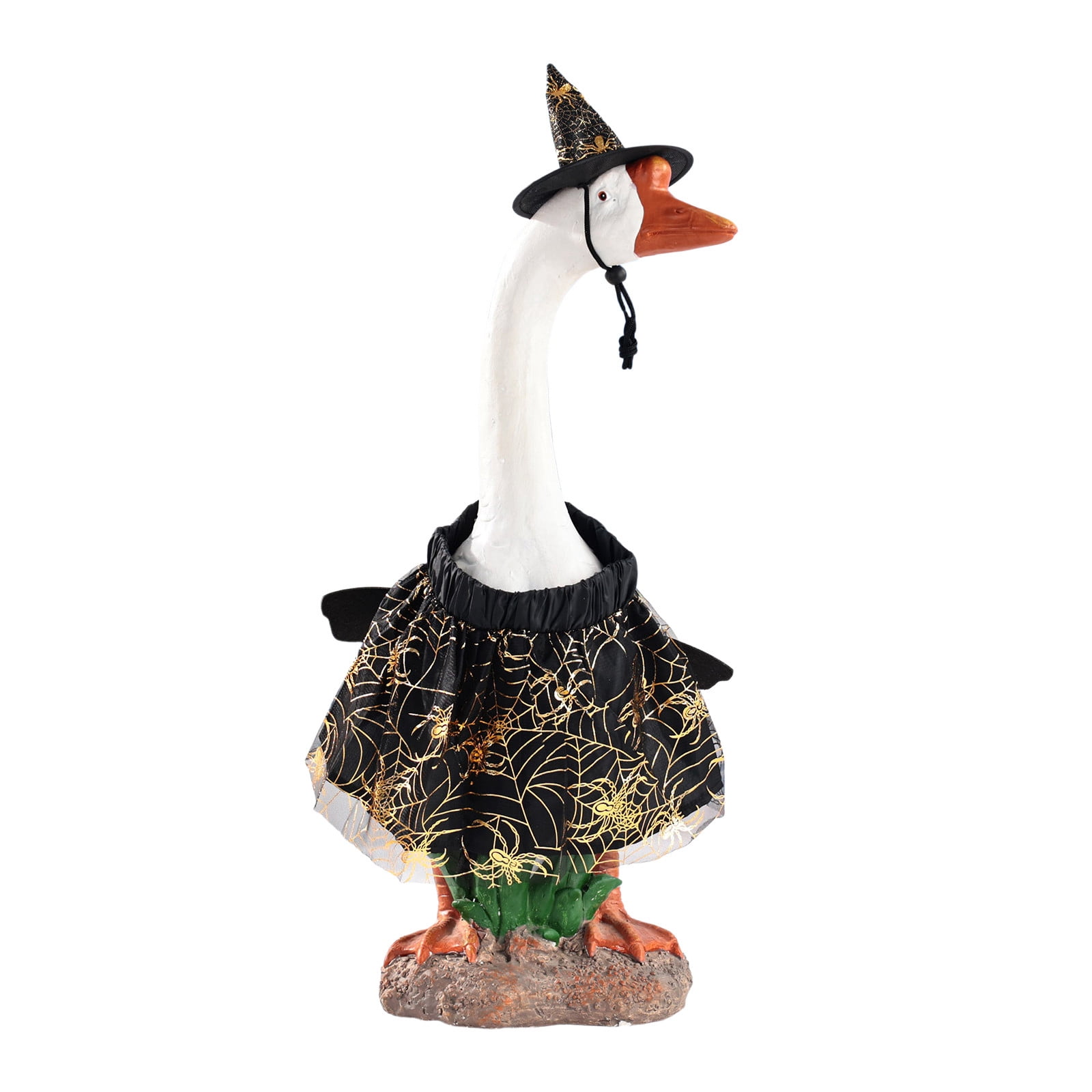 Halloween Porch Goose Outfits Fits Cement Dress Up Silly Lawn Goose ...