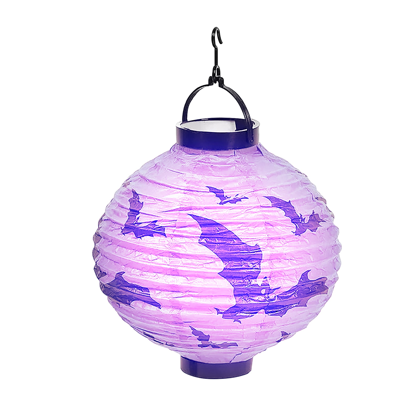 Halloween Portable Lantern Bat/Skeleton/Spider/Pumpkin Print Glowing ...