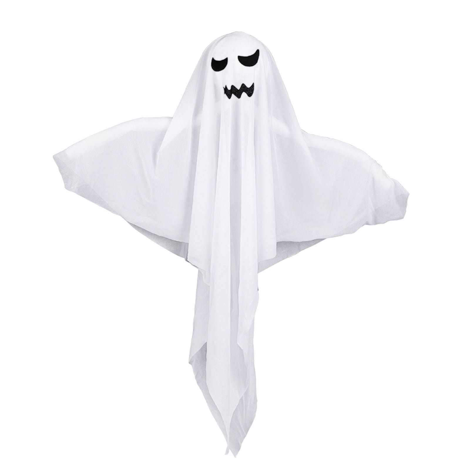 Halloween Poseable Ghost Hanging Ornament Flexible Arms Decor 24x31in ...