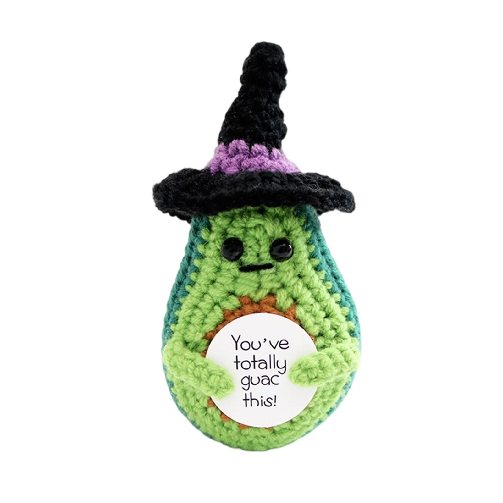 Halloween Positive Affirmation Crochet Doll with Inspirational Cards ...