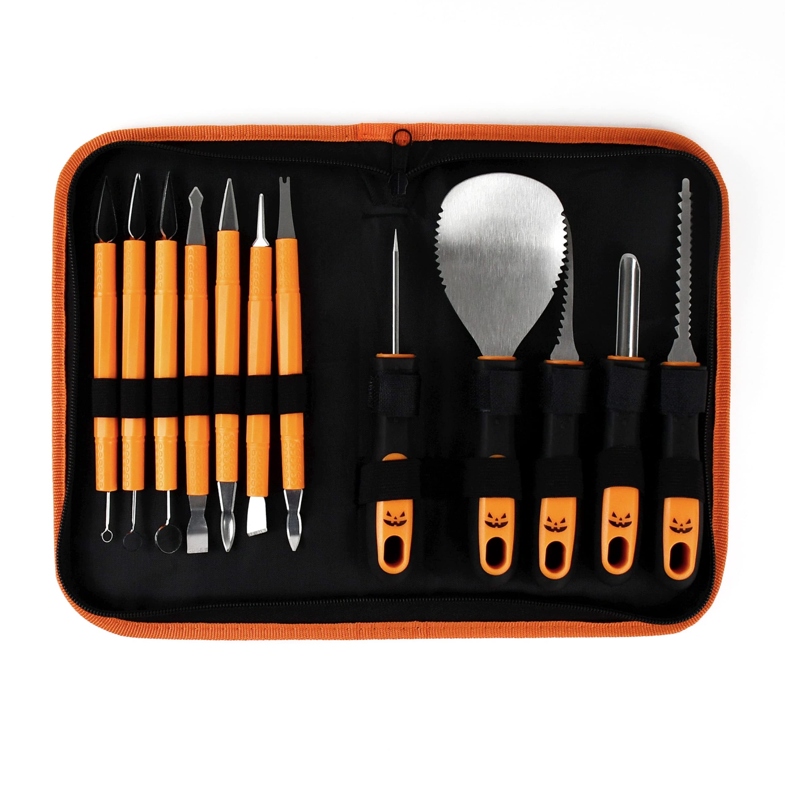 Halloween Professional Pumpkin Carving Kit - Stainless Steel Tools And ...