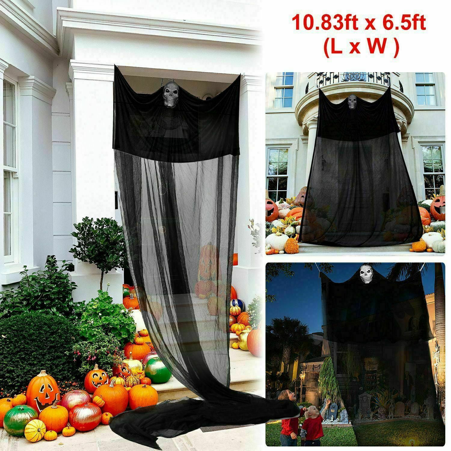 Halloween Props Decorations, 10.8ft Halloween Ghost Hanging, Halloween ...