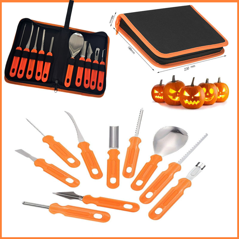 Halloween Pumpkin Carving Tools, Halloween Jack-O-Lanterns 10 Piece ...