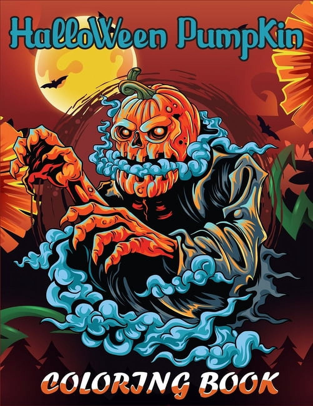 Halloween Pumpkin Coloring Book : A Funny Coloring Book for Celebrate ...