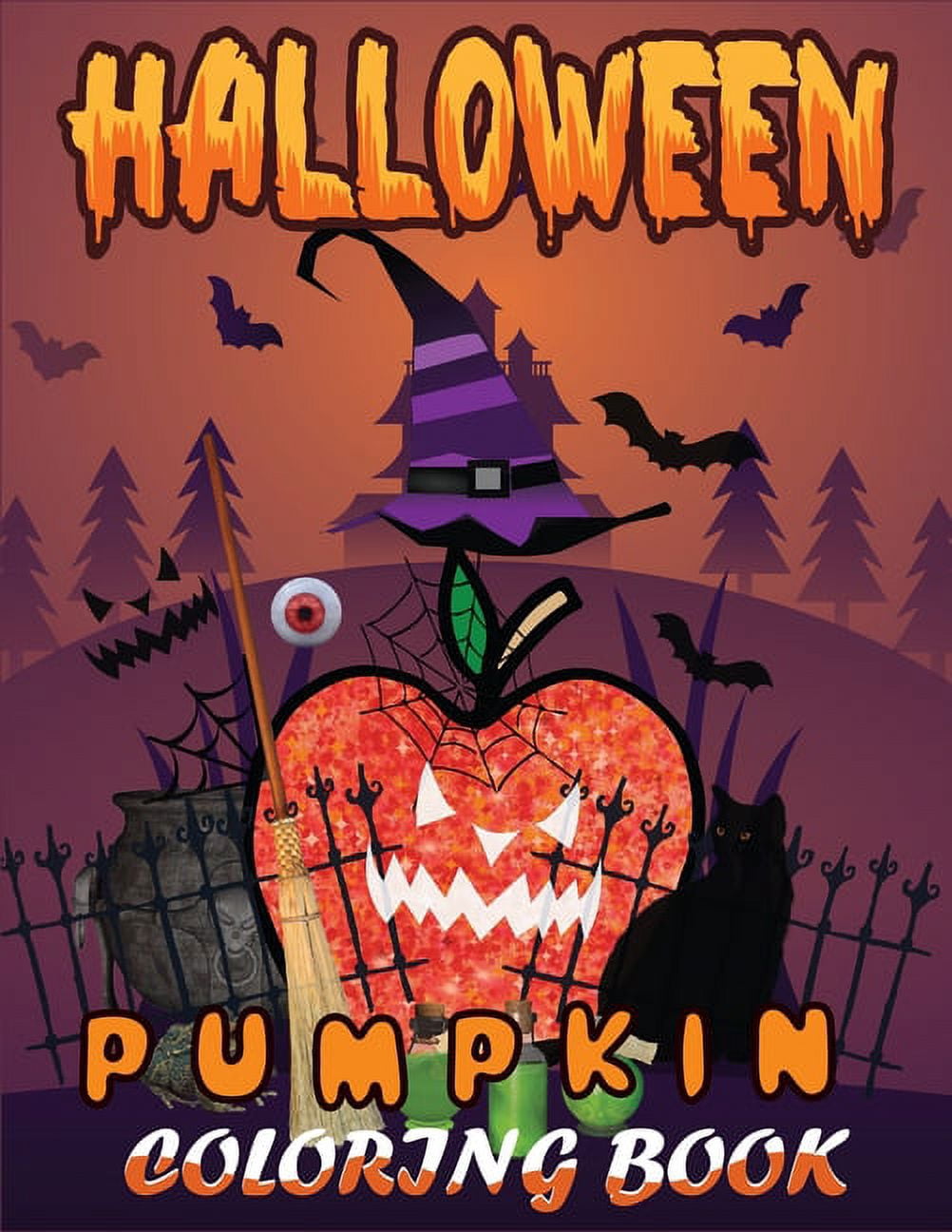 Halloween Pumpkin Coloring Book : Best Halloween Designs Including ...
