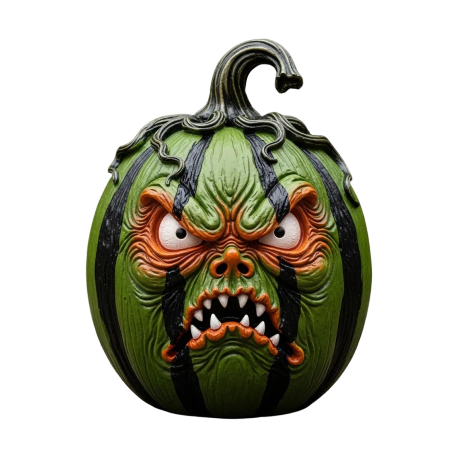 Halloween Pumpkin Decor – 11.8" Mutant Pumpkin Monster Statue, Scary ...