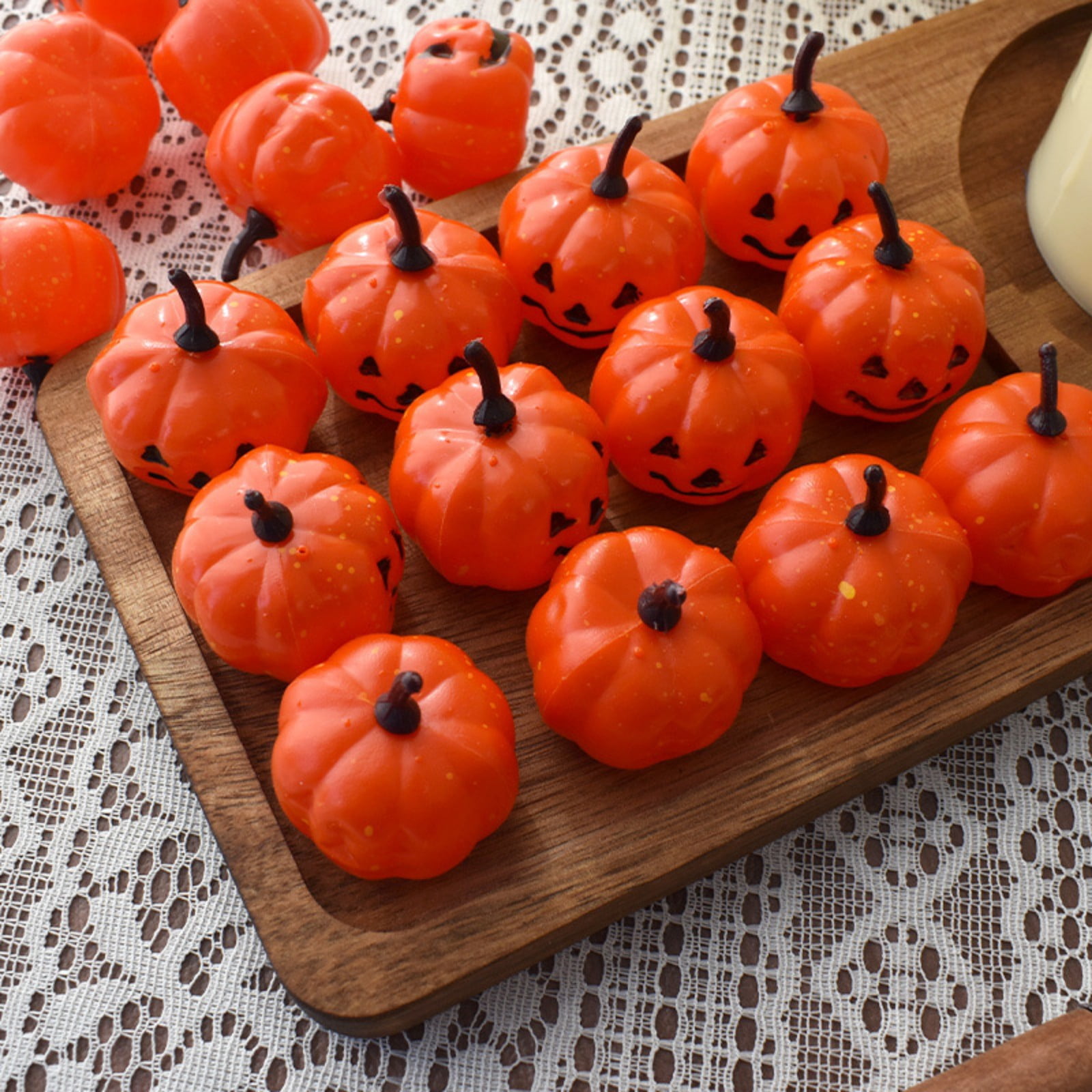 Halloween Pumpkin Decoration – Realistic Artificial Jack-O'-Lantern ...