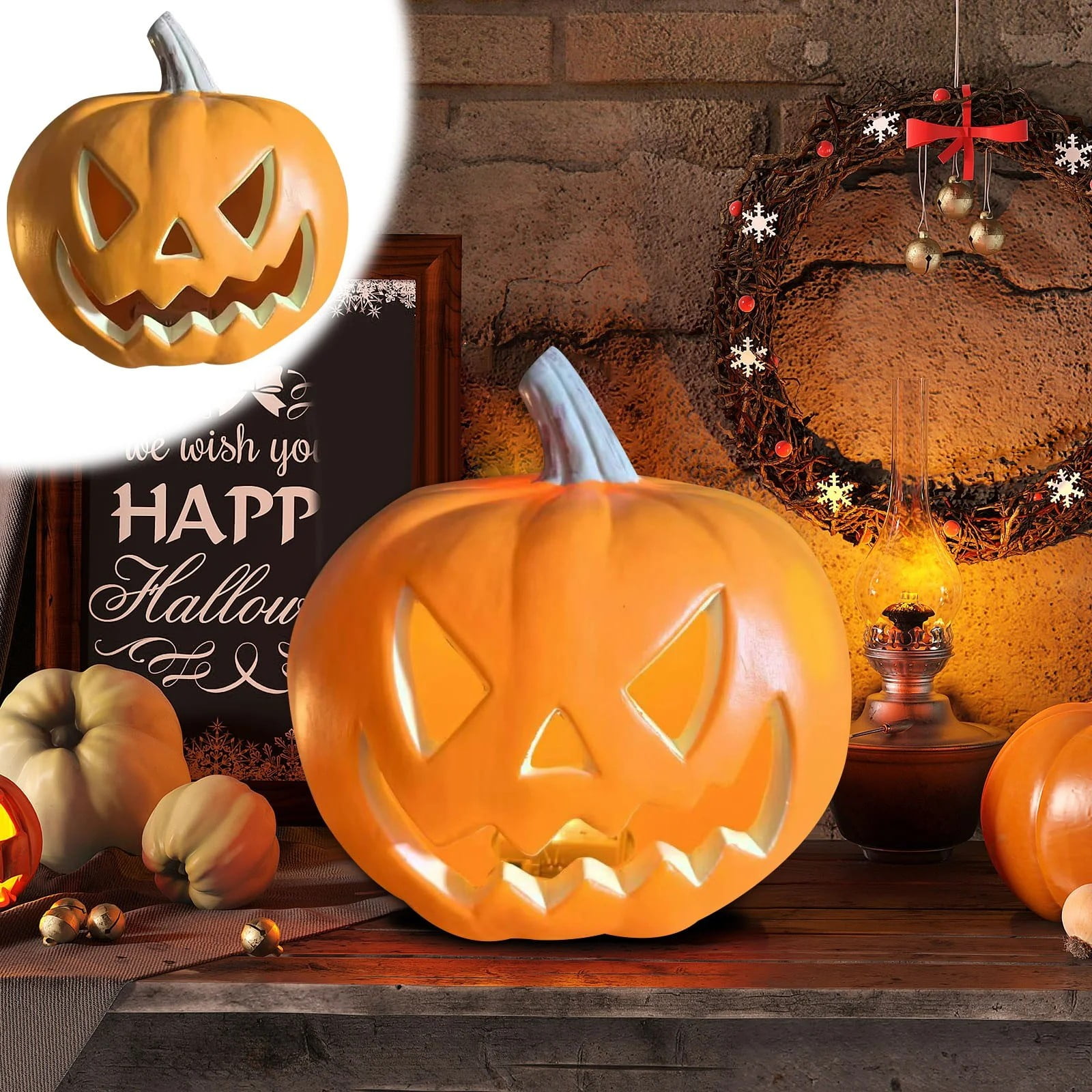 Halloween Pumpkin Decorations, Halloween Decoration Fall Holiday Decor ...