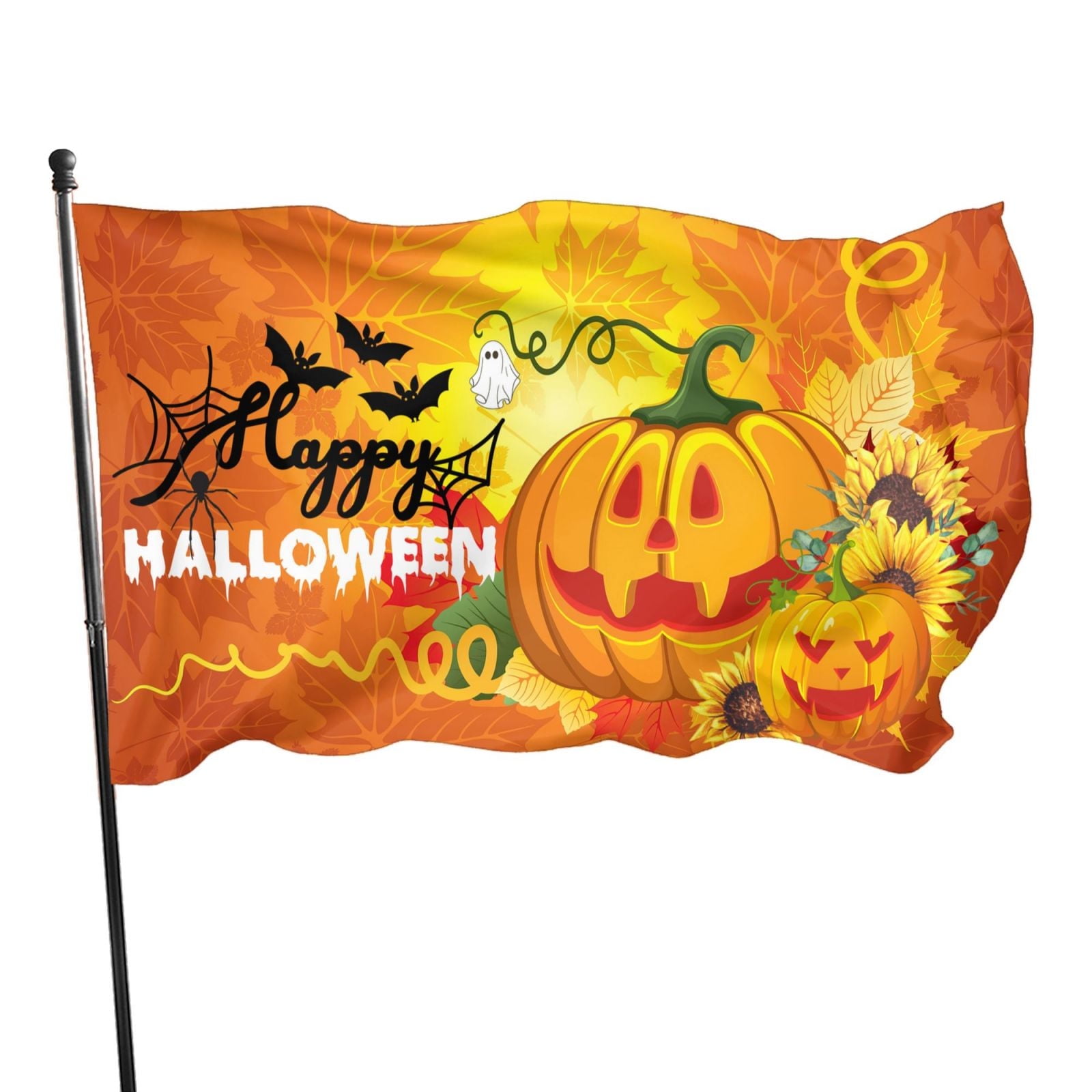 Halloween Pumpkin Flag 3x5 Ft Outdoor Indoor With Grommet Garden Yard ...