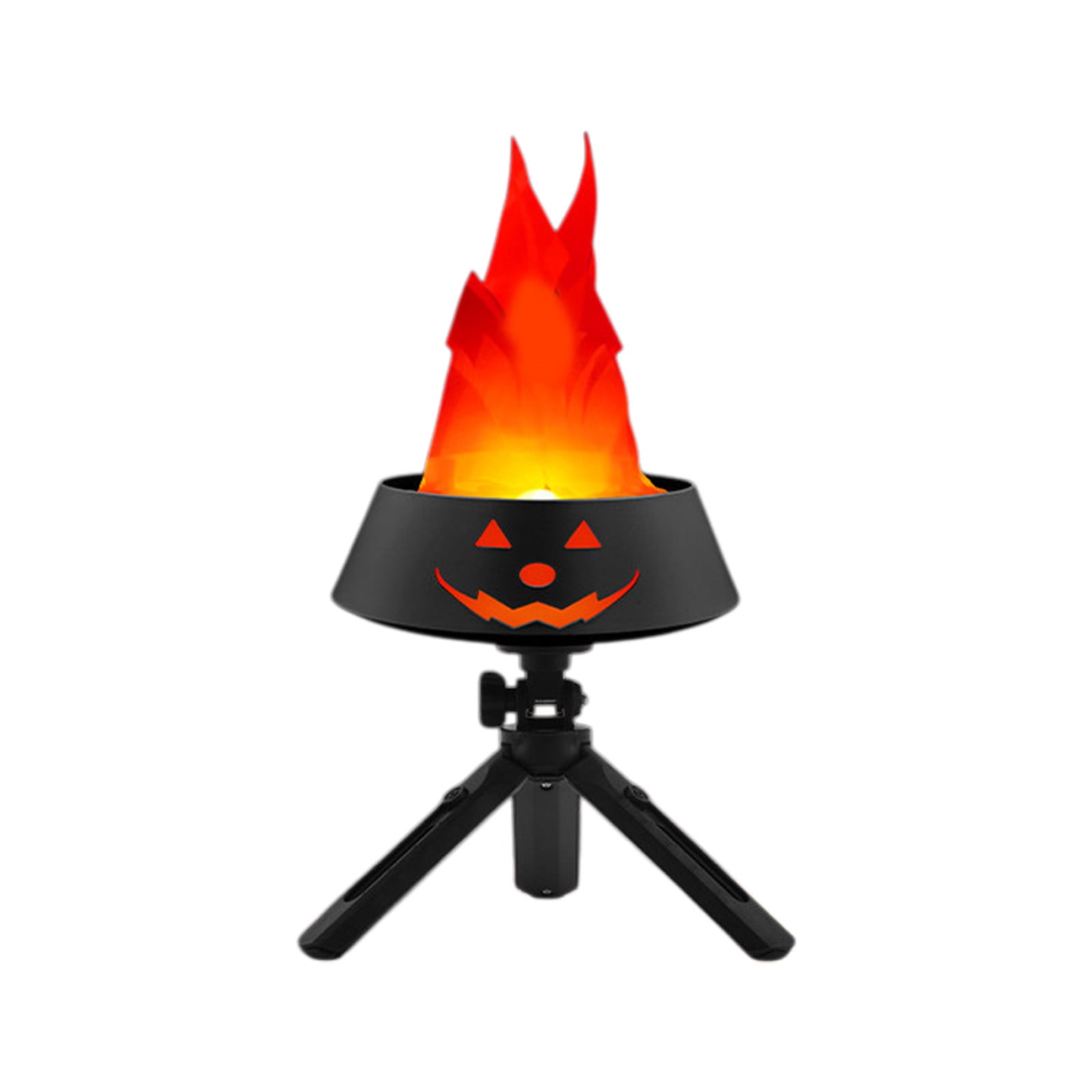 Halloween Pumpkin Flame Lamp, LED Simulation Fire Pot, Detachable Chain ...