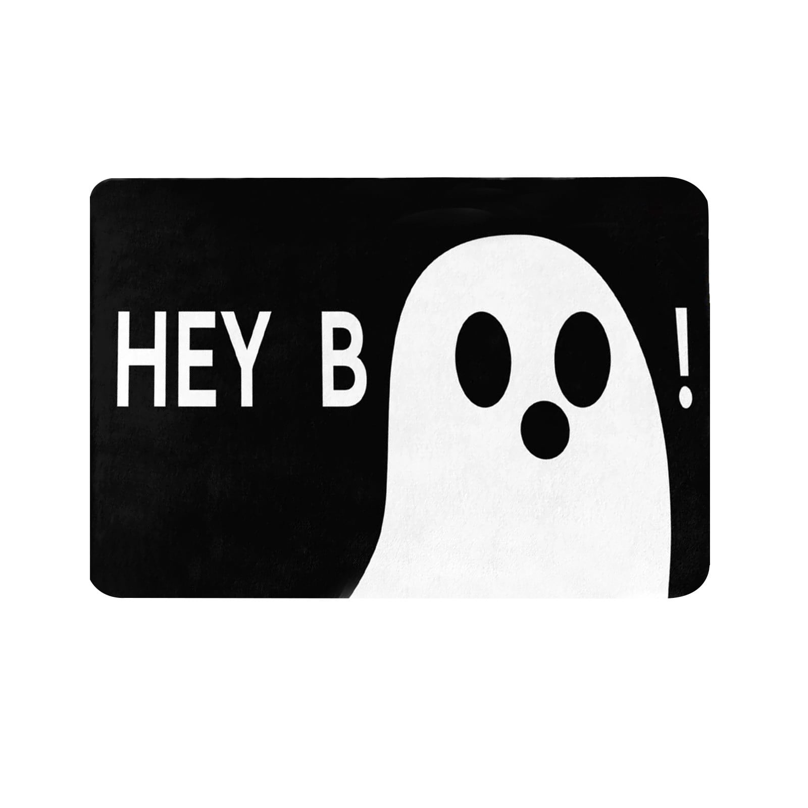Halloween Pumpkin Ghost Door Mat - 16"x24" Non-Slip Durable Outdoor ...