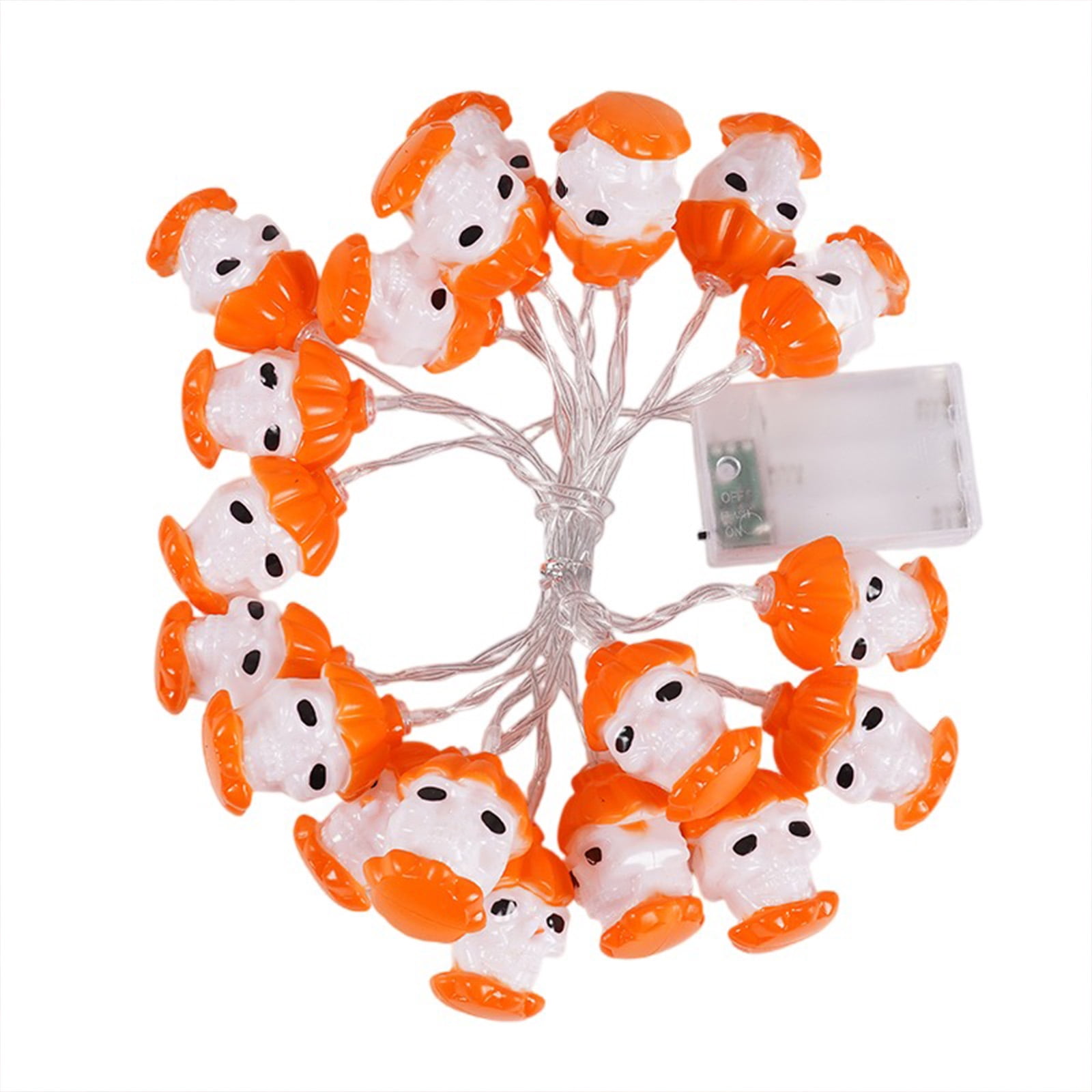 Halloween Pumpkin Ghost Lantern String Luminous Decorative String ...