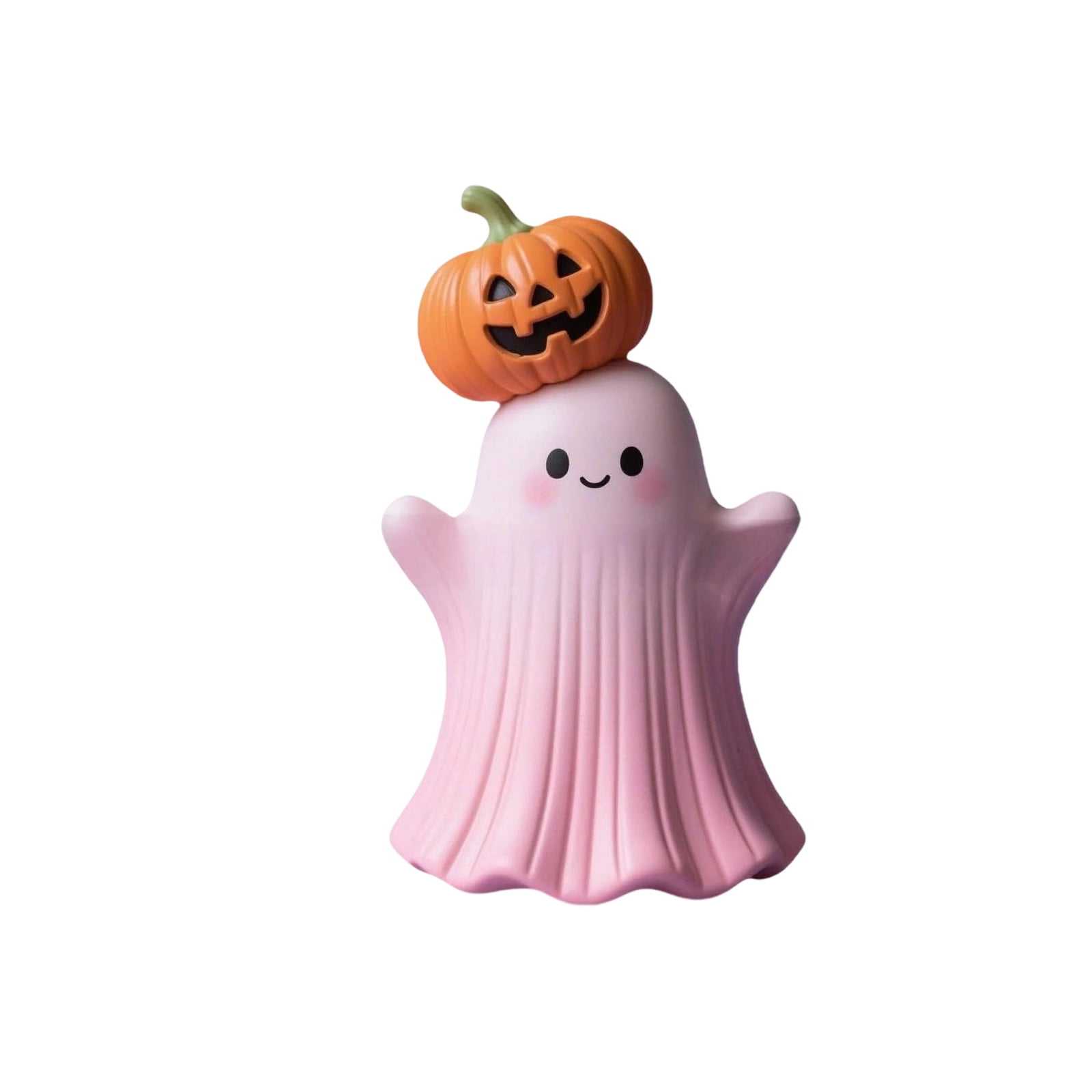 Halloween Pumpkin Ghosts Decorations, 2.8" Pink Standing Pumpkin Ghosts ...