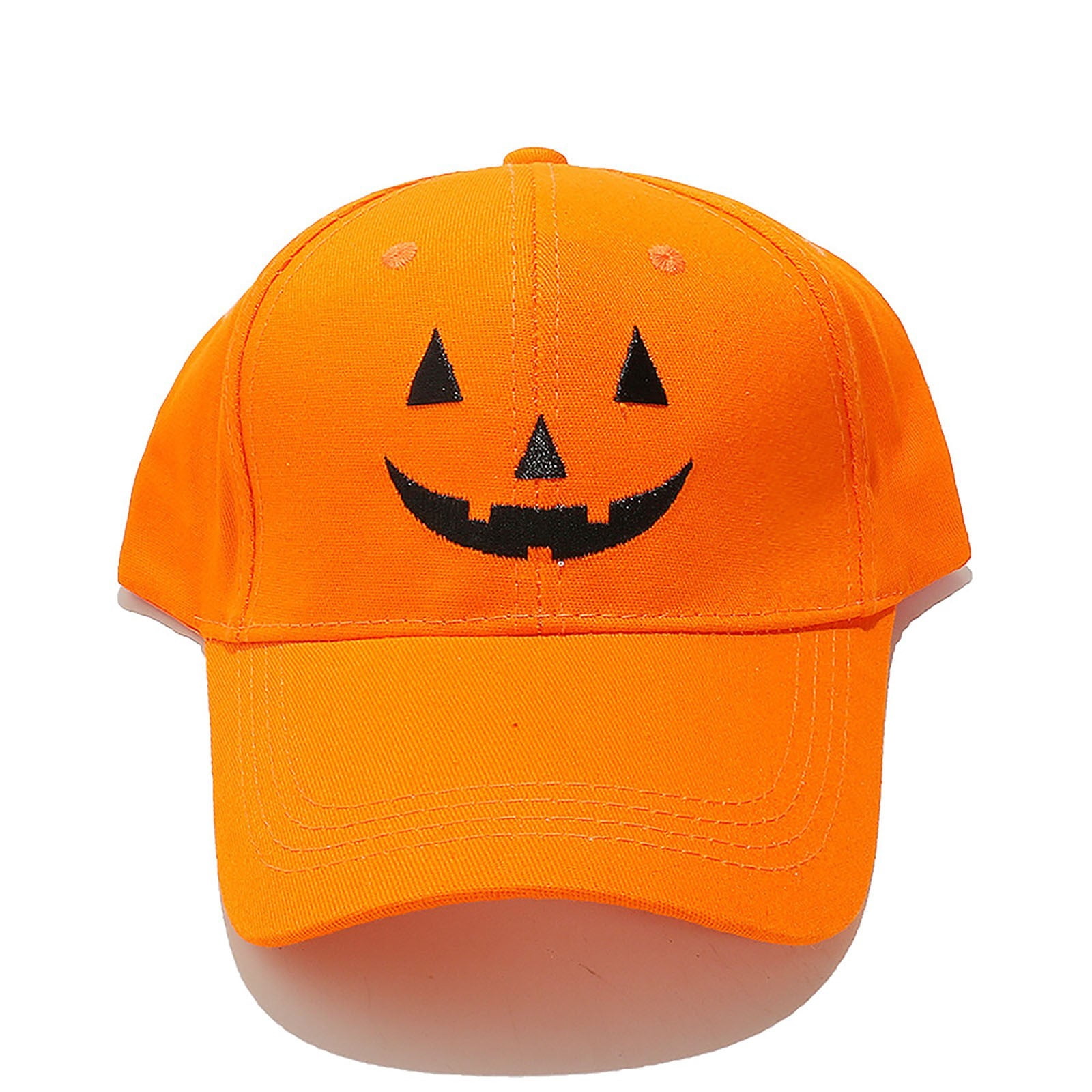 Halloween Pumpkin Hat for Adults Kids Adjustable Sun Protection Wide ...