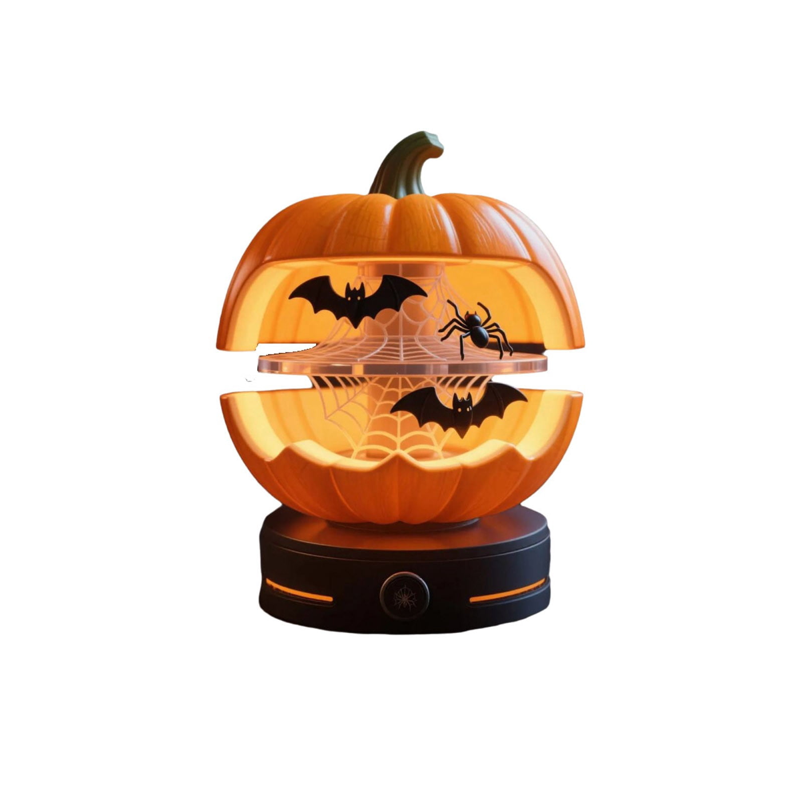 Halloween Pumpkin Lamp, Spooky Halloween Light, Decorative Pumpkin ...