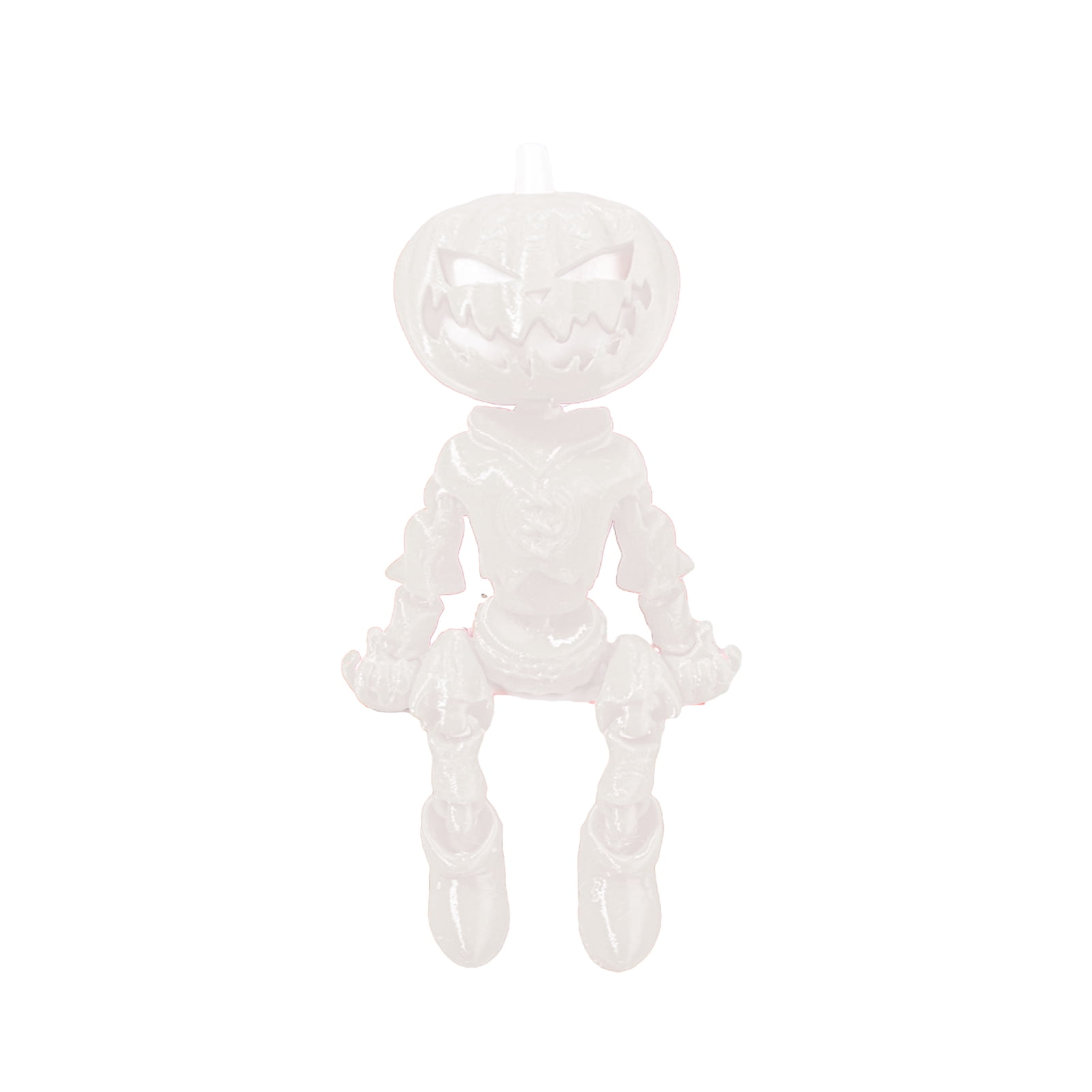 Halloween Pumpkin Man Figurine Movable Joints Pumpkin Action Figure ...