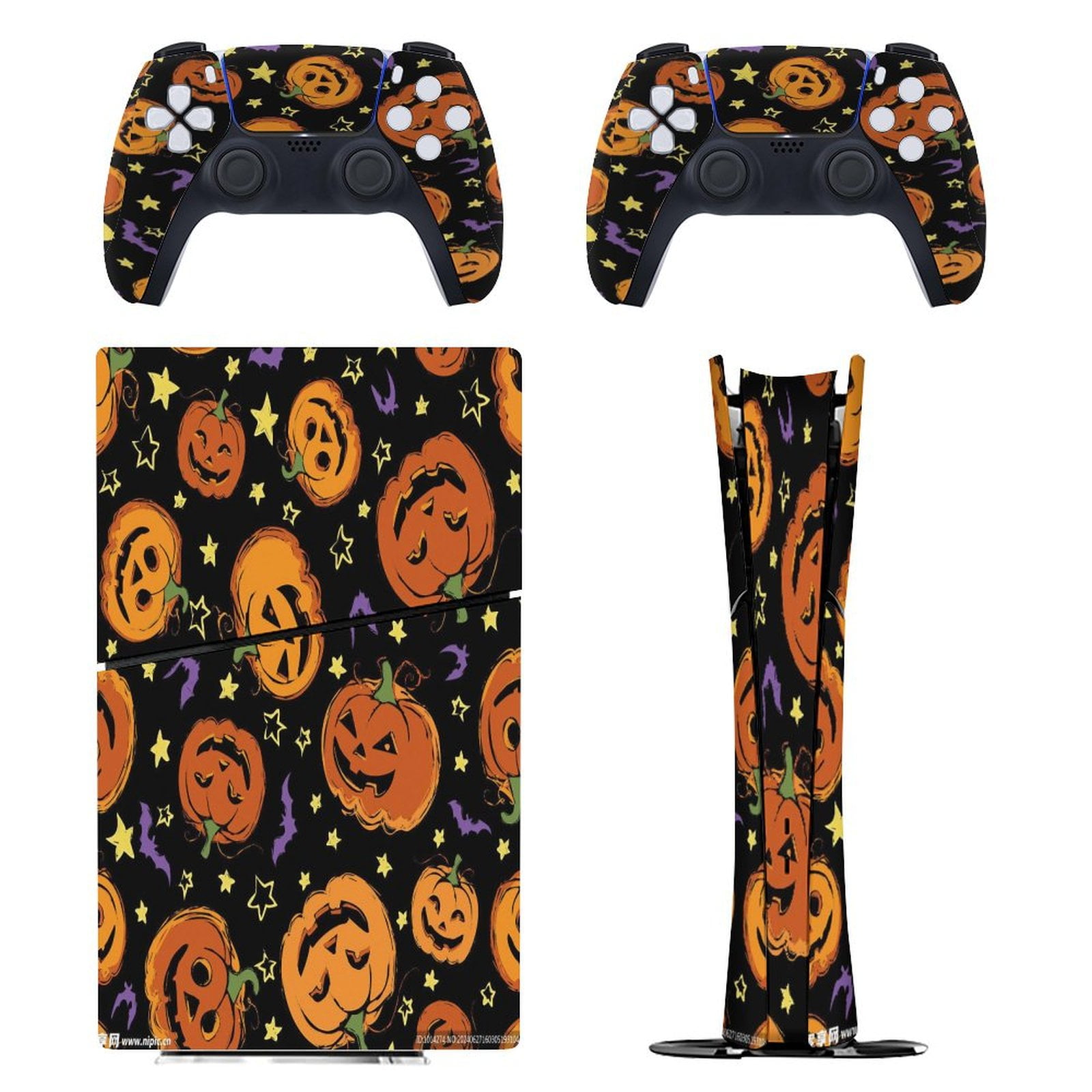 Halloween Pumpkin PS5/PS5 Pro/PS5 Slim Digital Disc Skin Sticker For ...