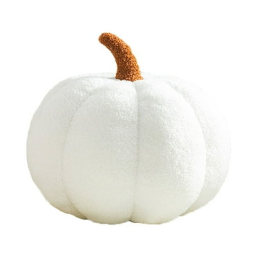 Halloween Stuffed Pumpkin Fluffy Plush Toy 3D Shaped Decorative ...