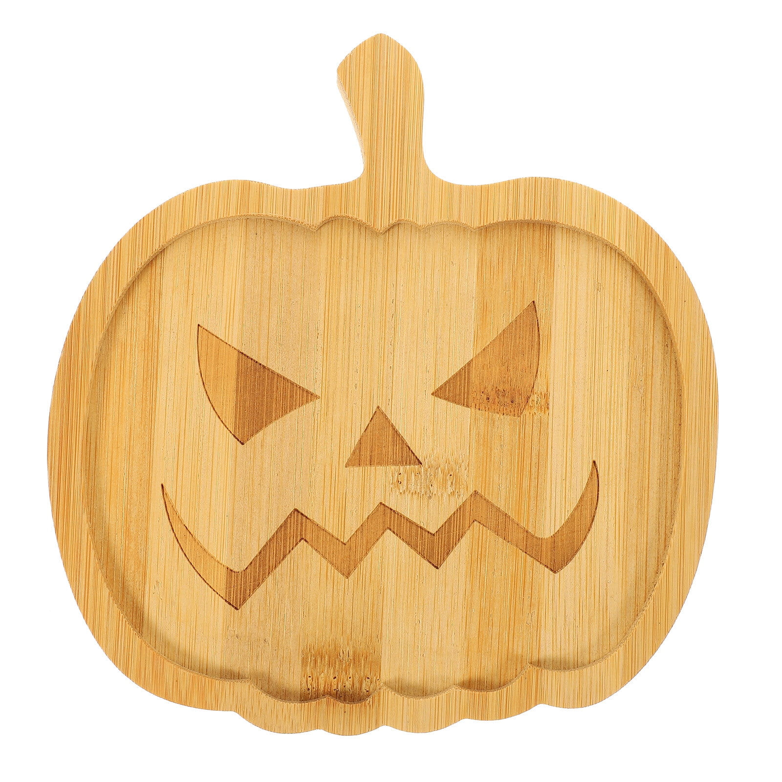 Halloween Pumpkin Shape Tray Food Storage Plate Candy Dish Snack Plate ...