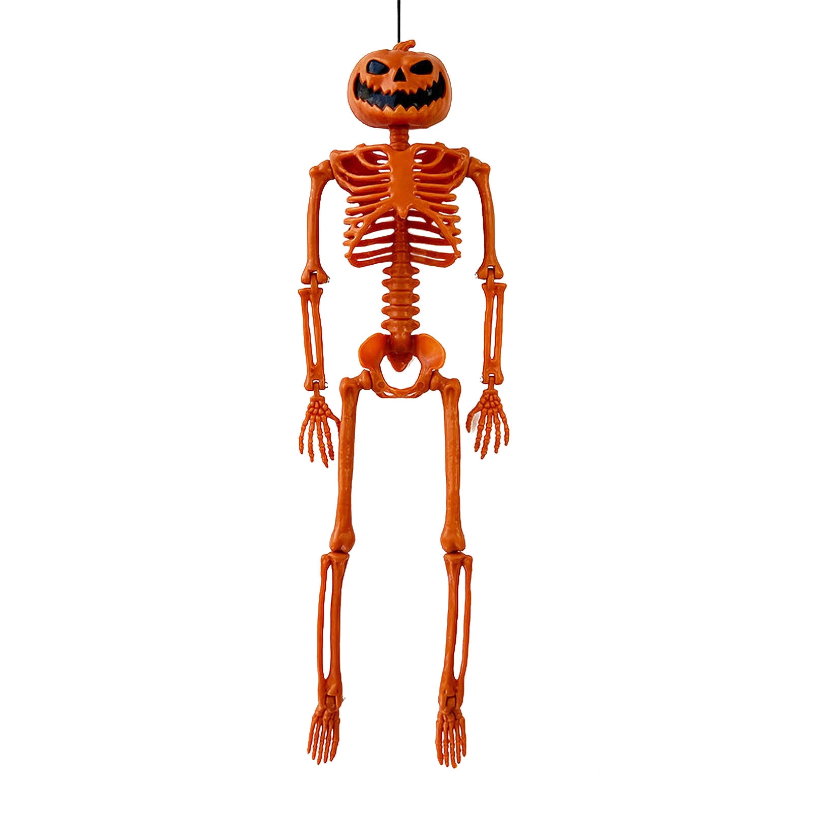 Halloween Pumpkin Skeleton, Spooky Lawn & Haunted House Props with ...