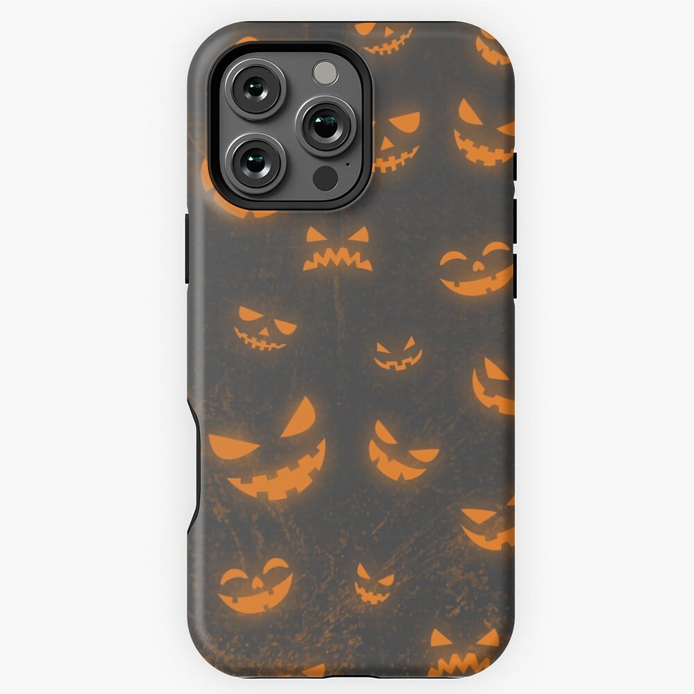 Halloween Pumpkin Spooky Phone Case for iPhone 16 15 14 13 12 11 Pro ...