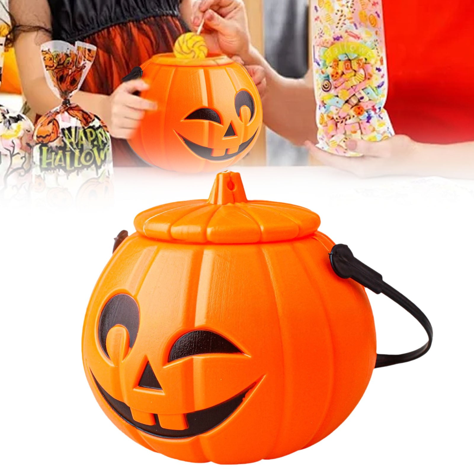 Halloween Pumpkin Trick or treat Buckets, Hallowmas Pumpkin Jack O ...