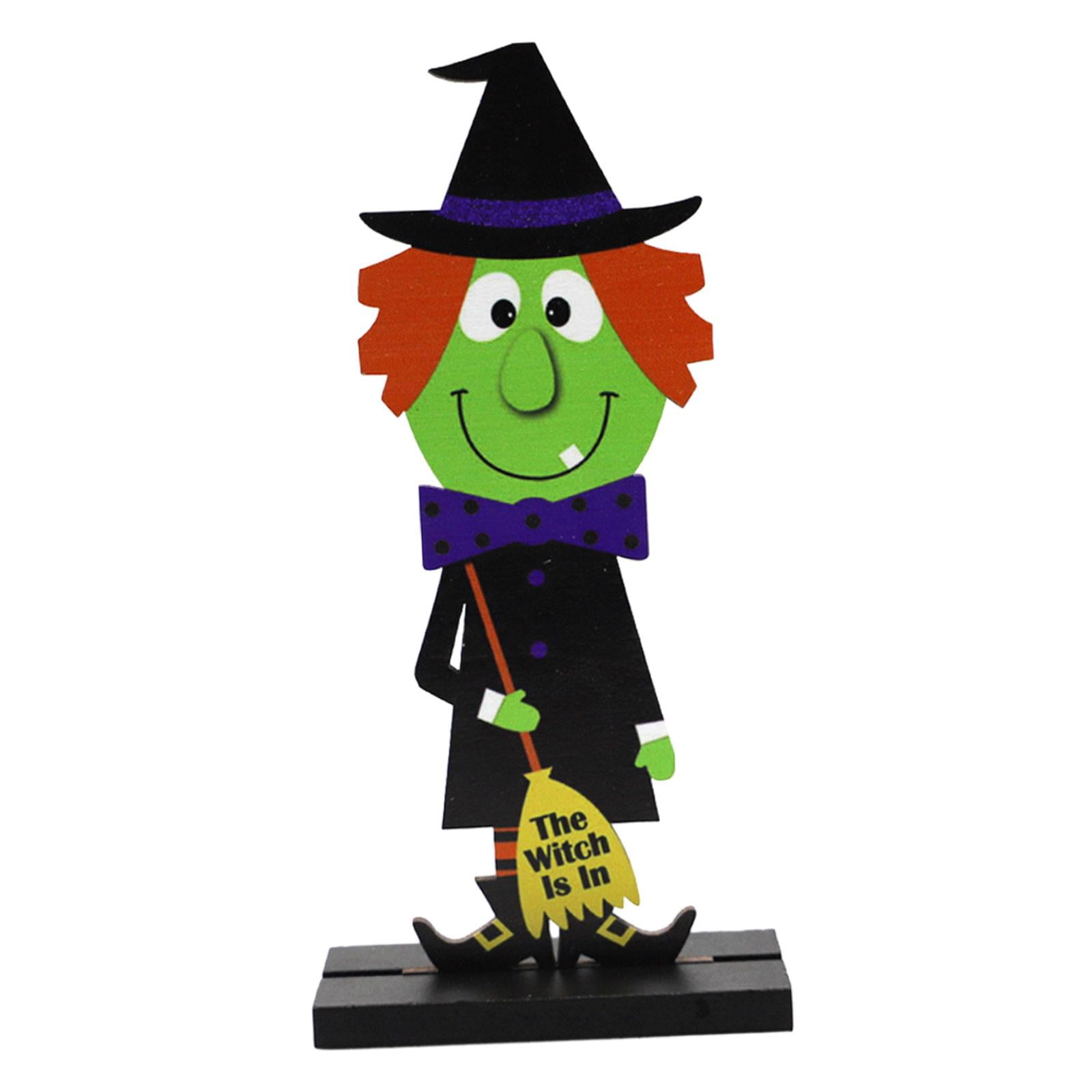 Halloween Pumpkin Witch Desktop Ornament Halloween Decor Collection ...