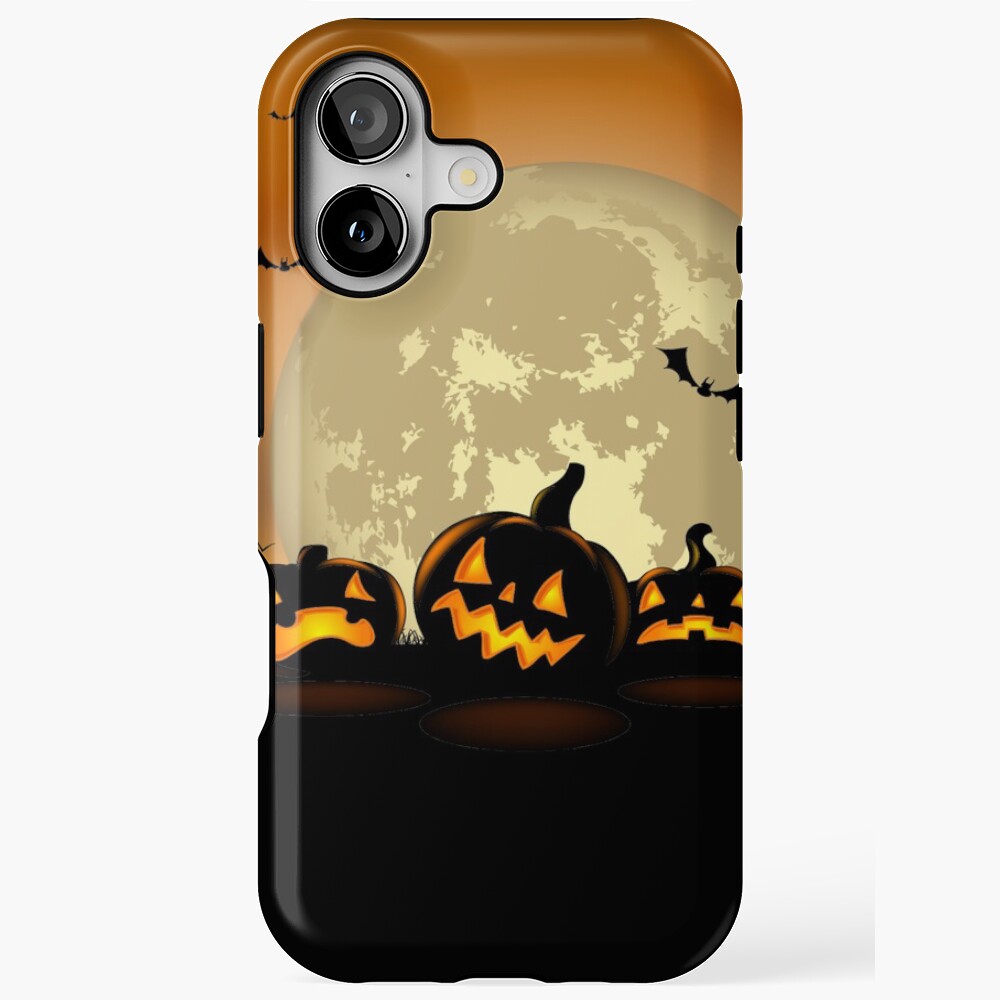 Halloween Pumpkins Autumn Harvest Cartoon Illustration iPhone Case 11 ...