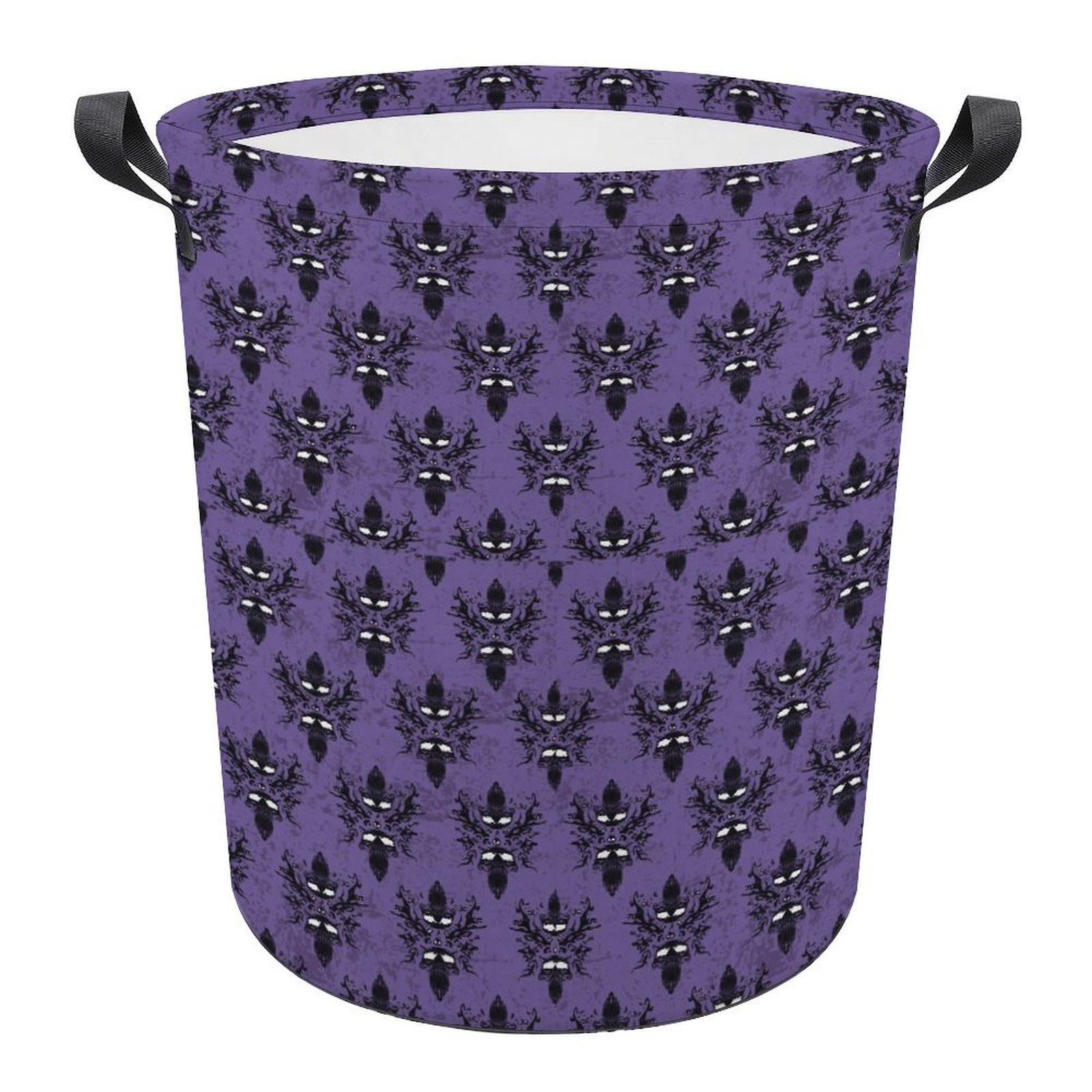 Halloween Purple Print Foldable Laundry Basket for Clothes Storage ...