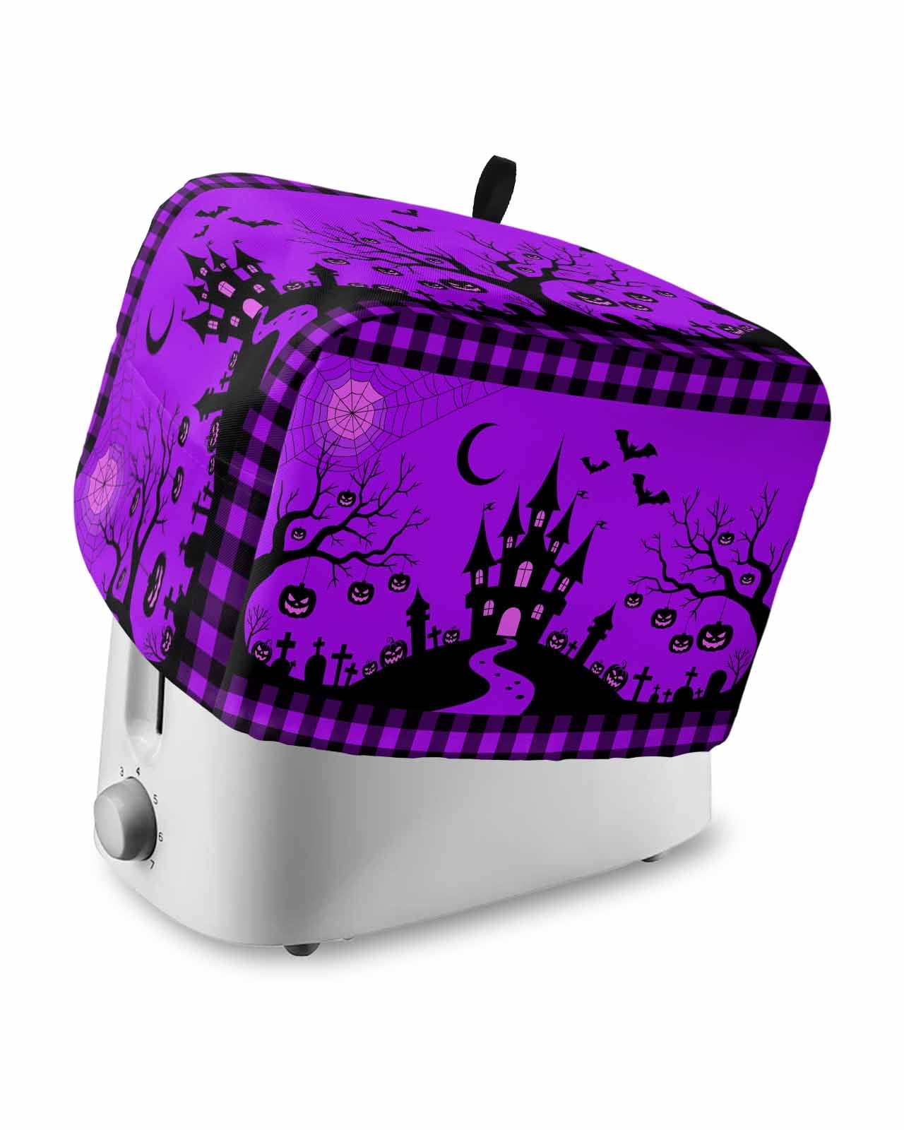 Halloween Purple Small Toaster Cover 2 Slice, Kitchen Appliance Covers ...