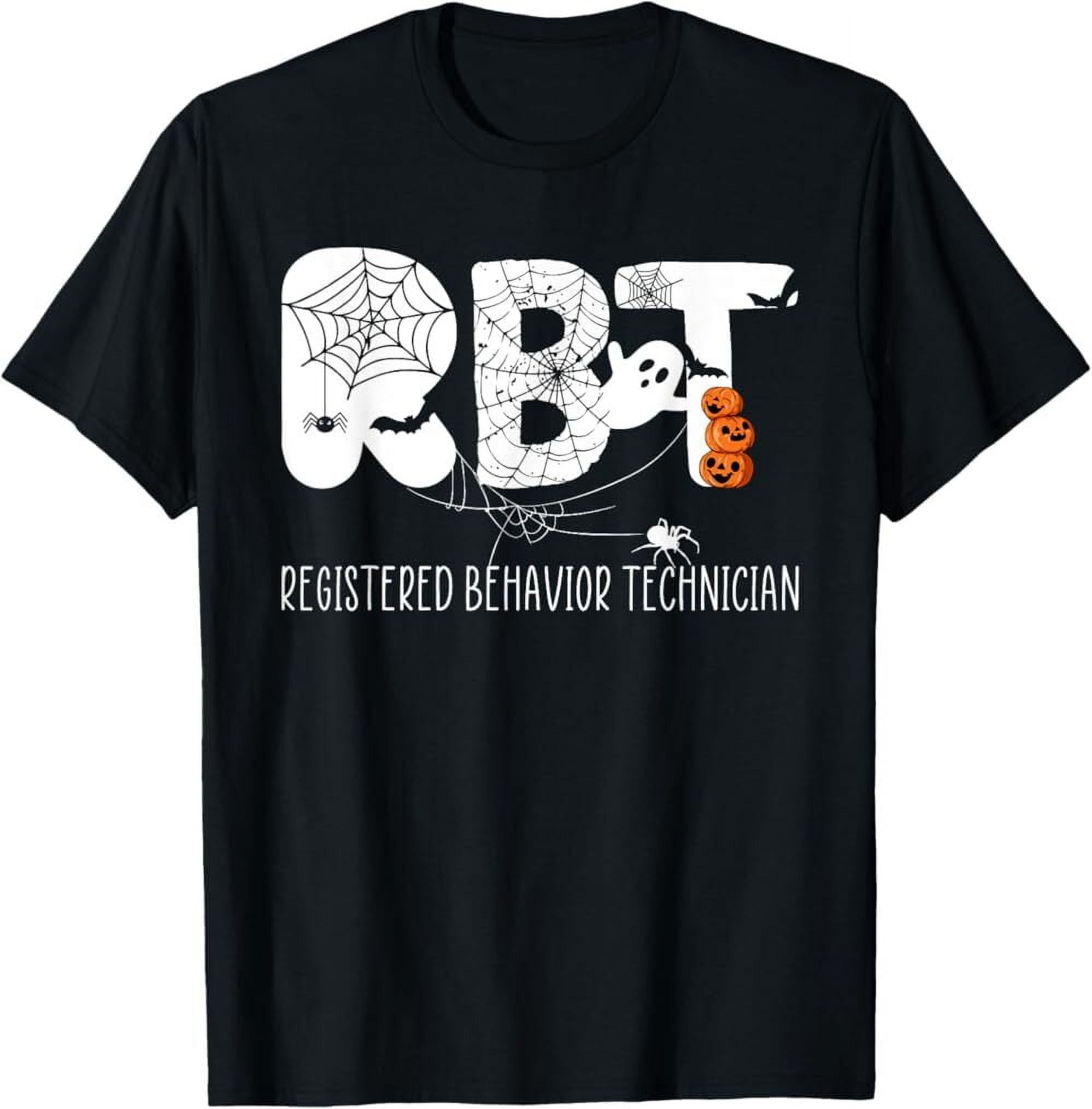 Halloween RBT Fall Aba Therapy Therapy Halloween Registered T-Shirt ...