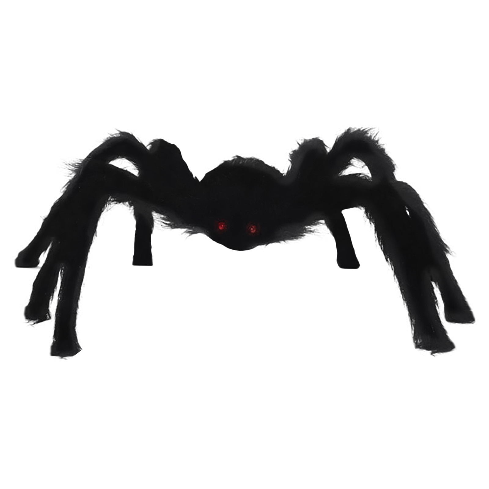 Halloween Realistic Hairy Spiders Decorations,Scary Furry Spider ...