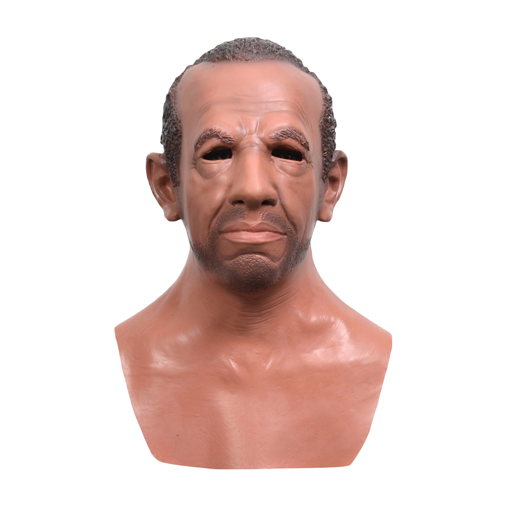 Halloween Realistic Old Man Latex Masks Wrinkle Face Bald Man Horror ...