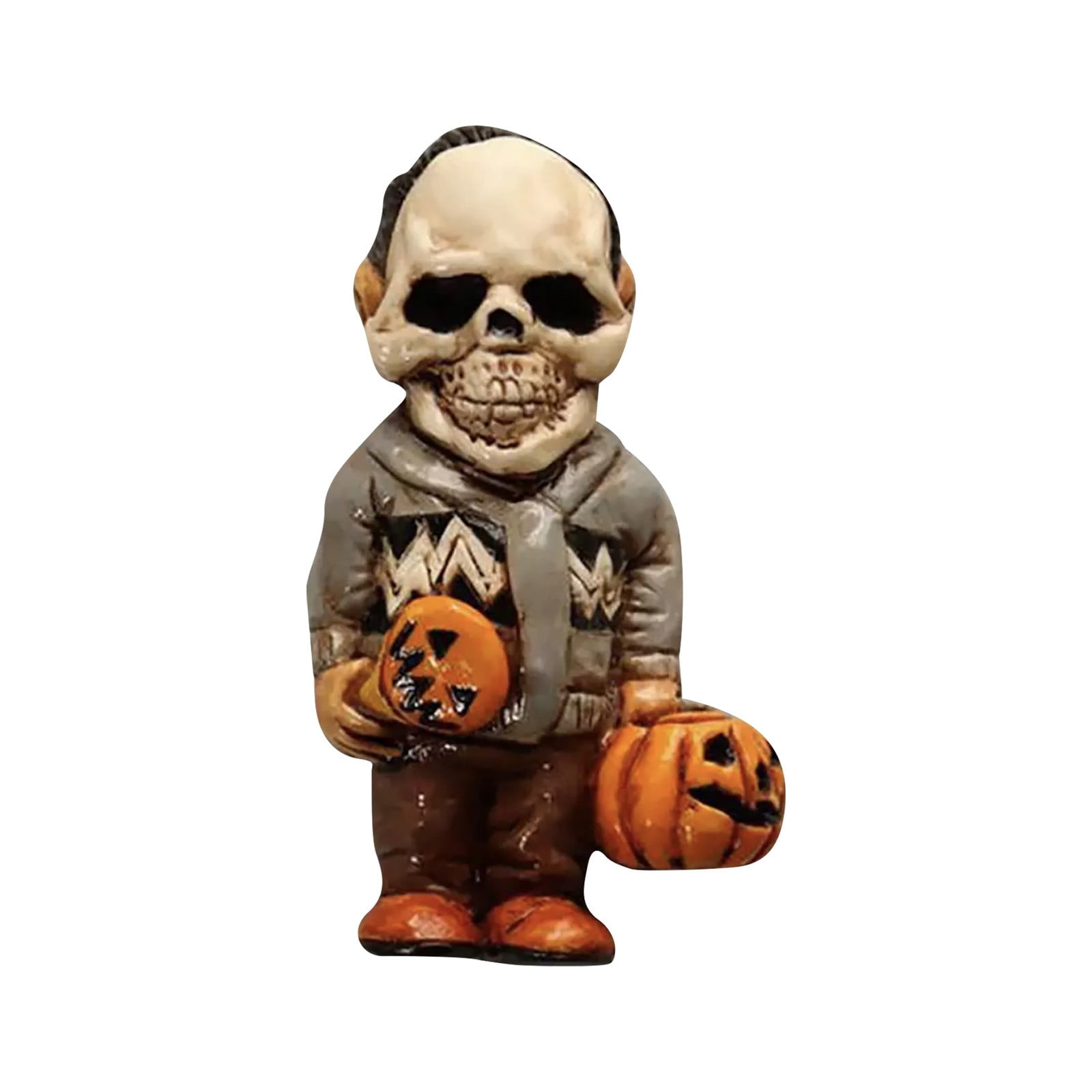 Halloween Resin Horror Gnome Garden Statue, Eerie Movie Prop ...