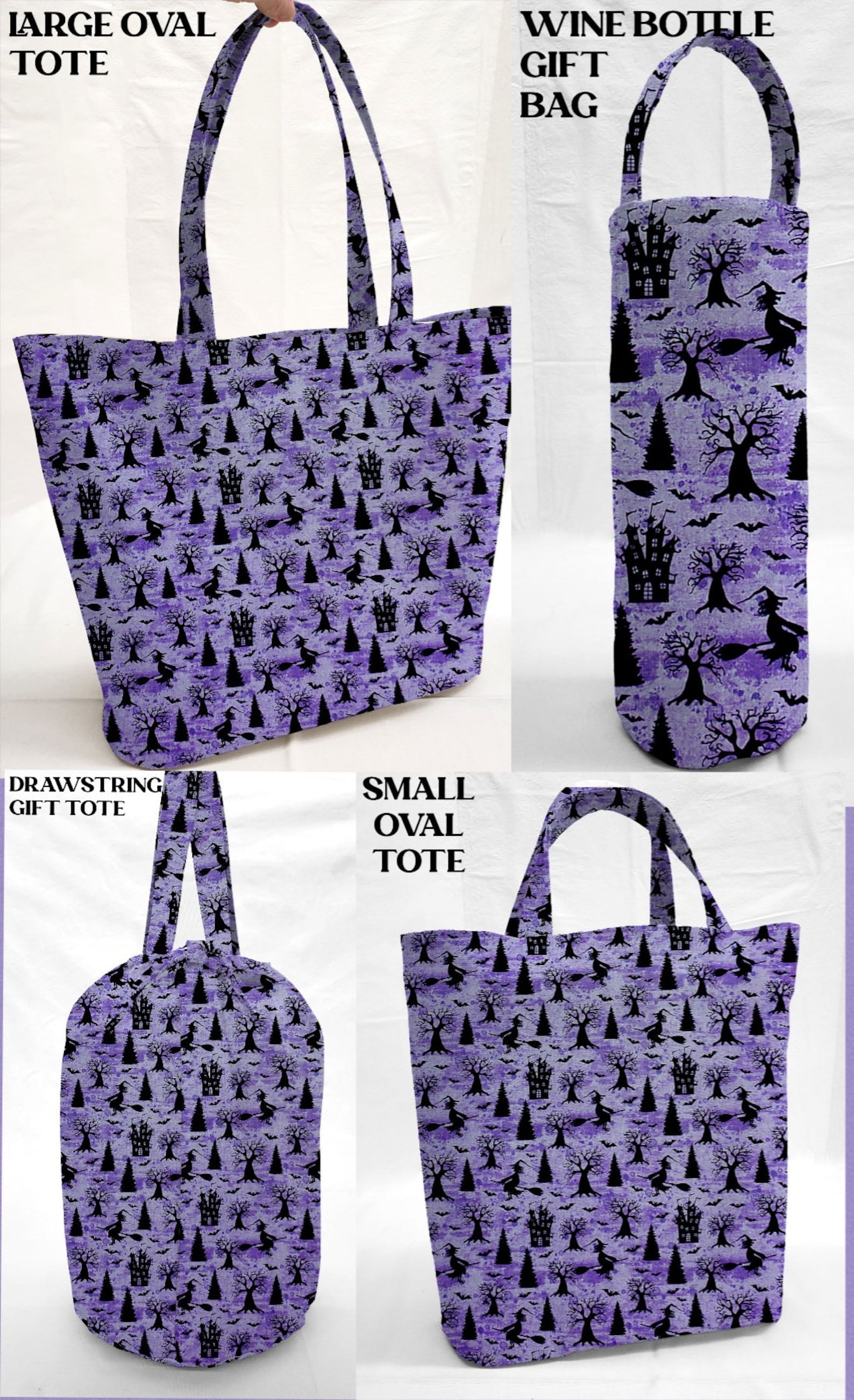 Halloween Reusable Fabric Gift Bags and/or Bags by Penny's Needful ...