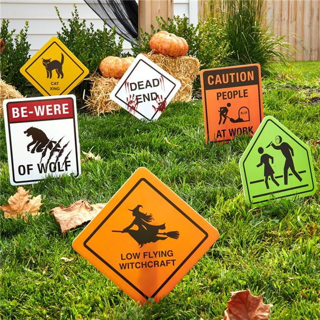 Halloween Road Signs - Walmart.com