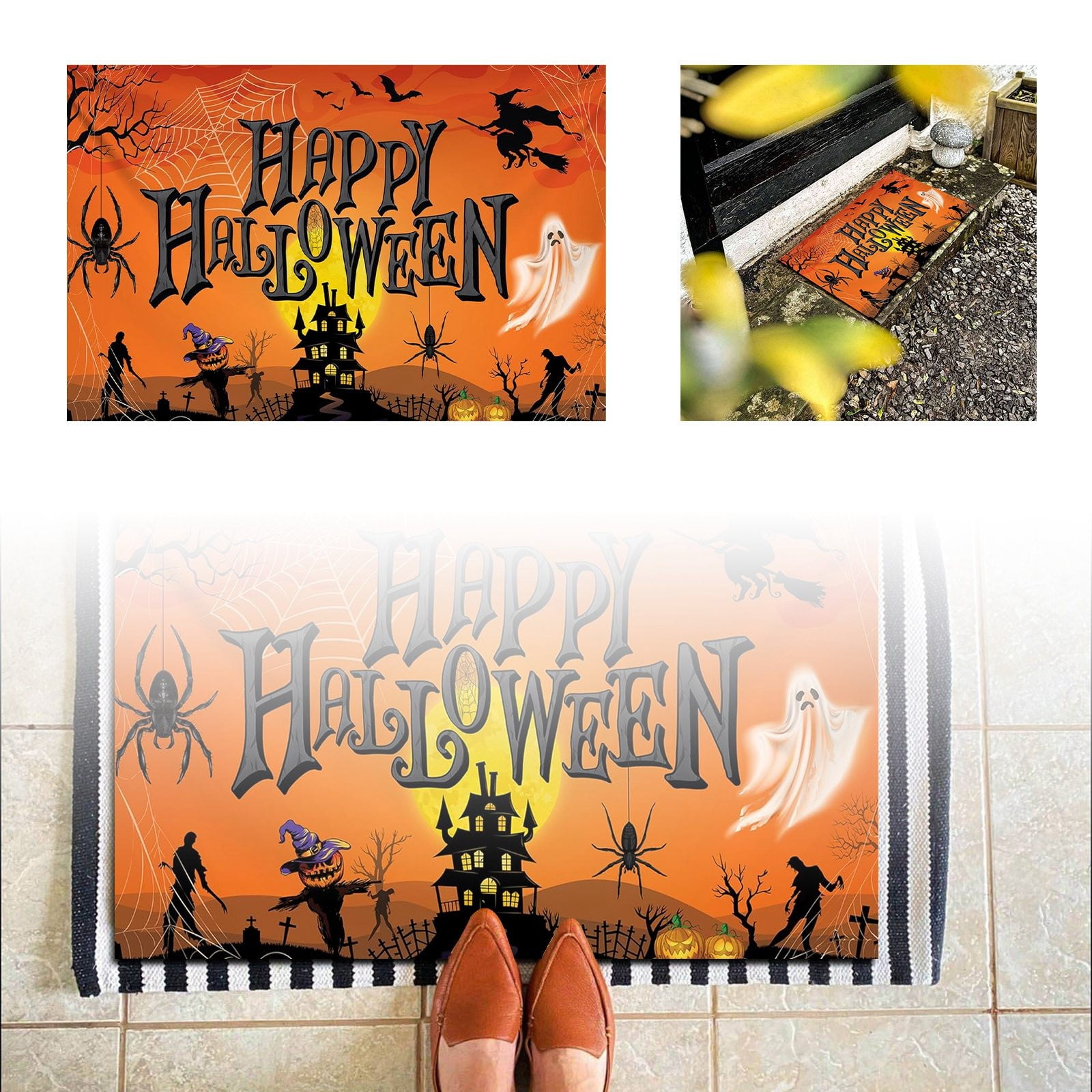 Halloween Rugs, Halloween Decorations, Happy Birthday Halloween Banner ...