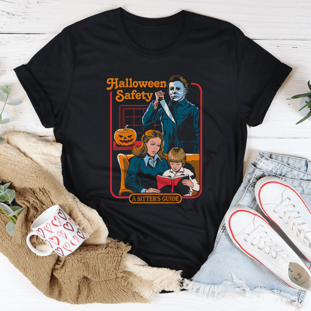 Halloween SafetyTee Black S Printify T-Shirt T-Shirt - Walmart.com