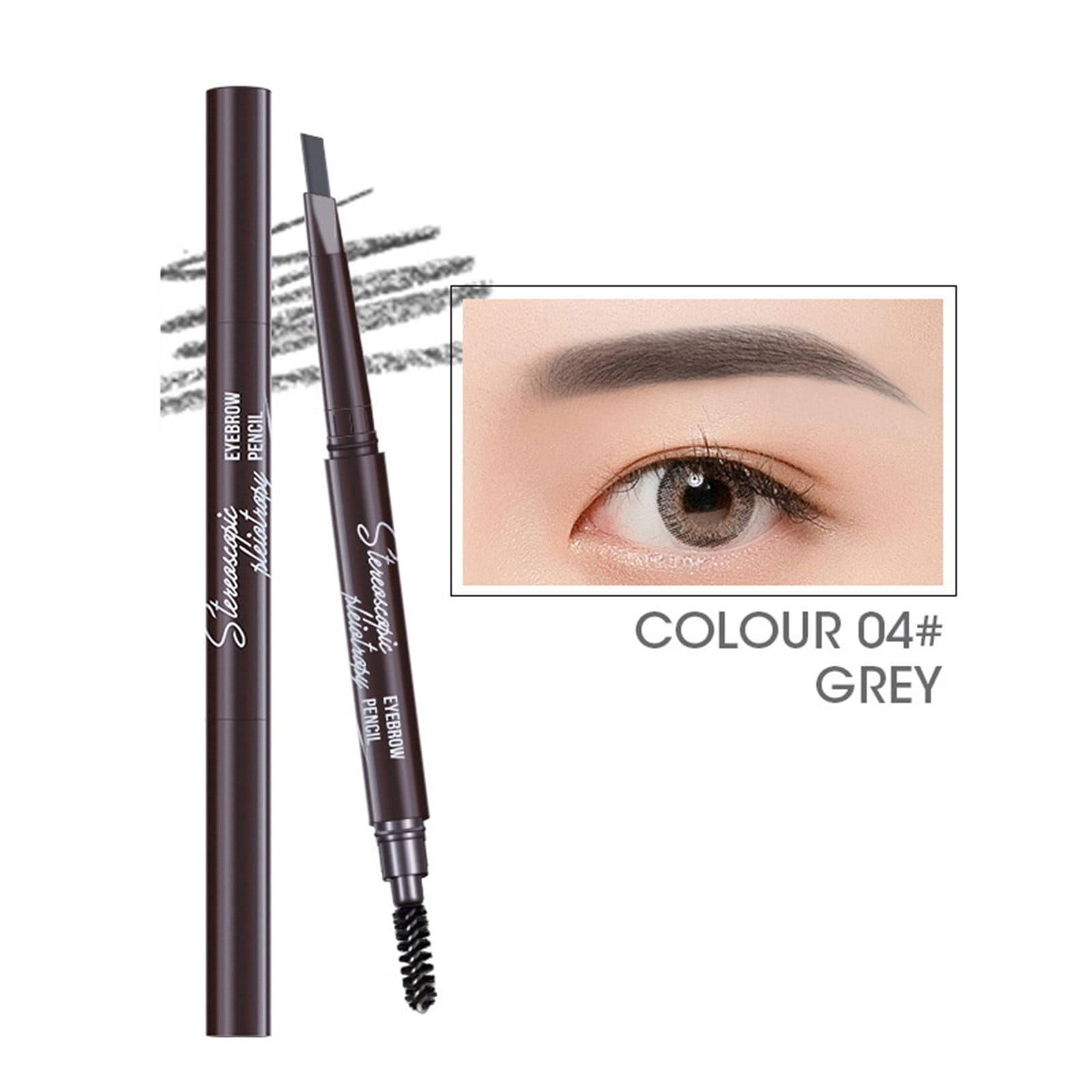 Halloween Sales 2024 Eyebrow Pencil,Double Head Eyebrow Pencil Set ...