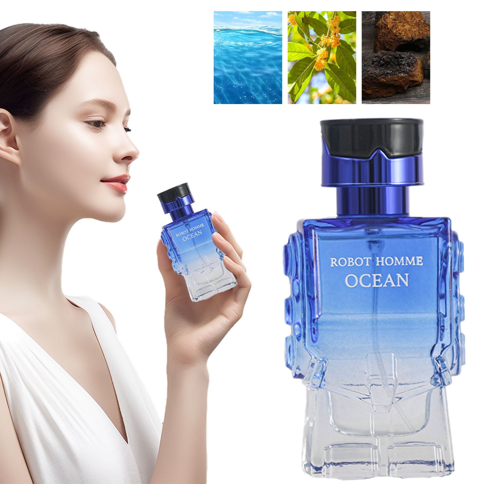 Halloween Savings 2024 Fragrance,Eau De Toilette，Robot Homme City For ...