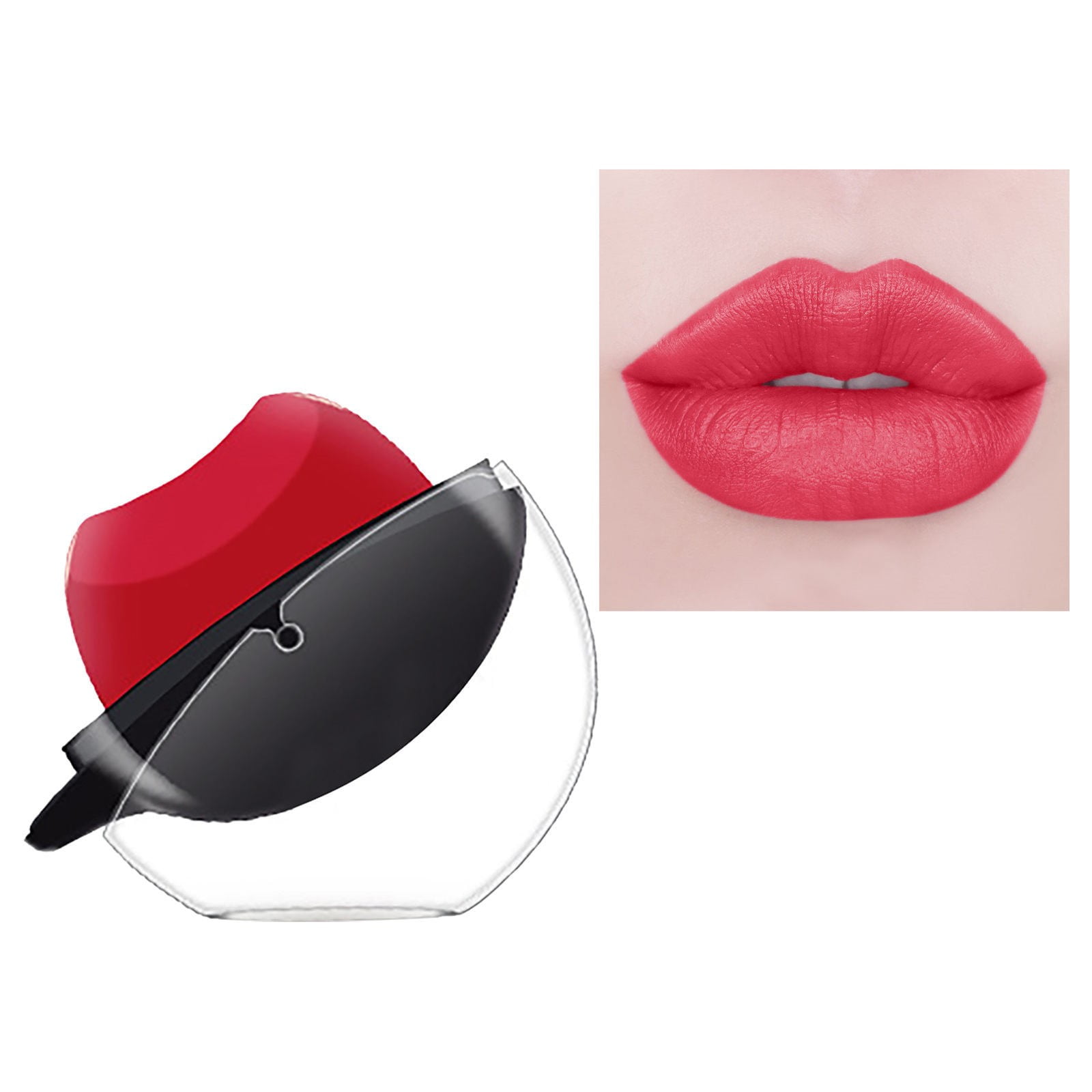 Halloween Savings 2024 Lipstick,Lazy Lip Shaped Lipstick Moisturizing ...