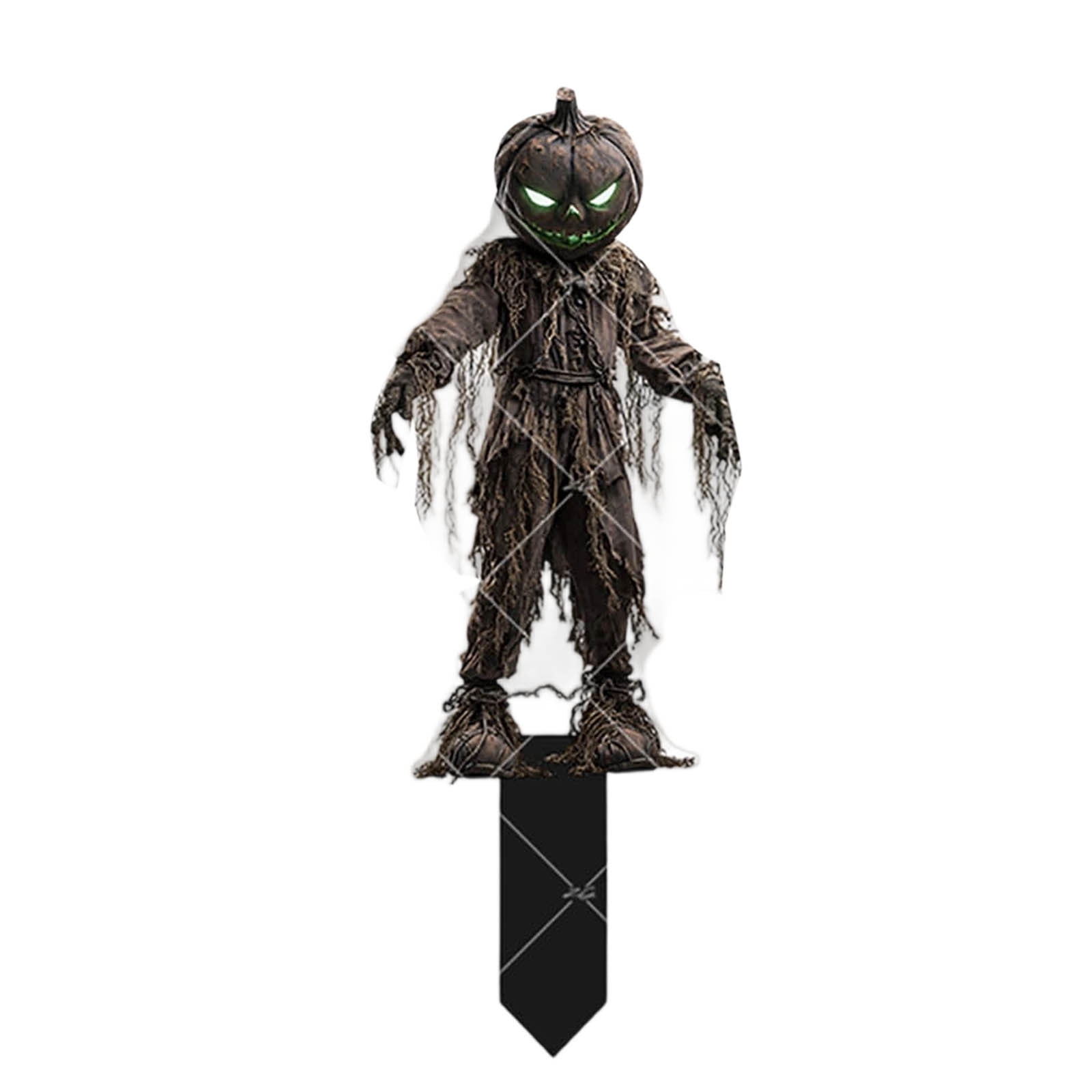 Halloween Scarecrow Horror Courtyard Ground Plug Scare Crow Decorations ...